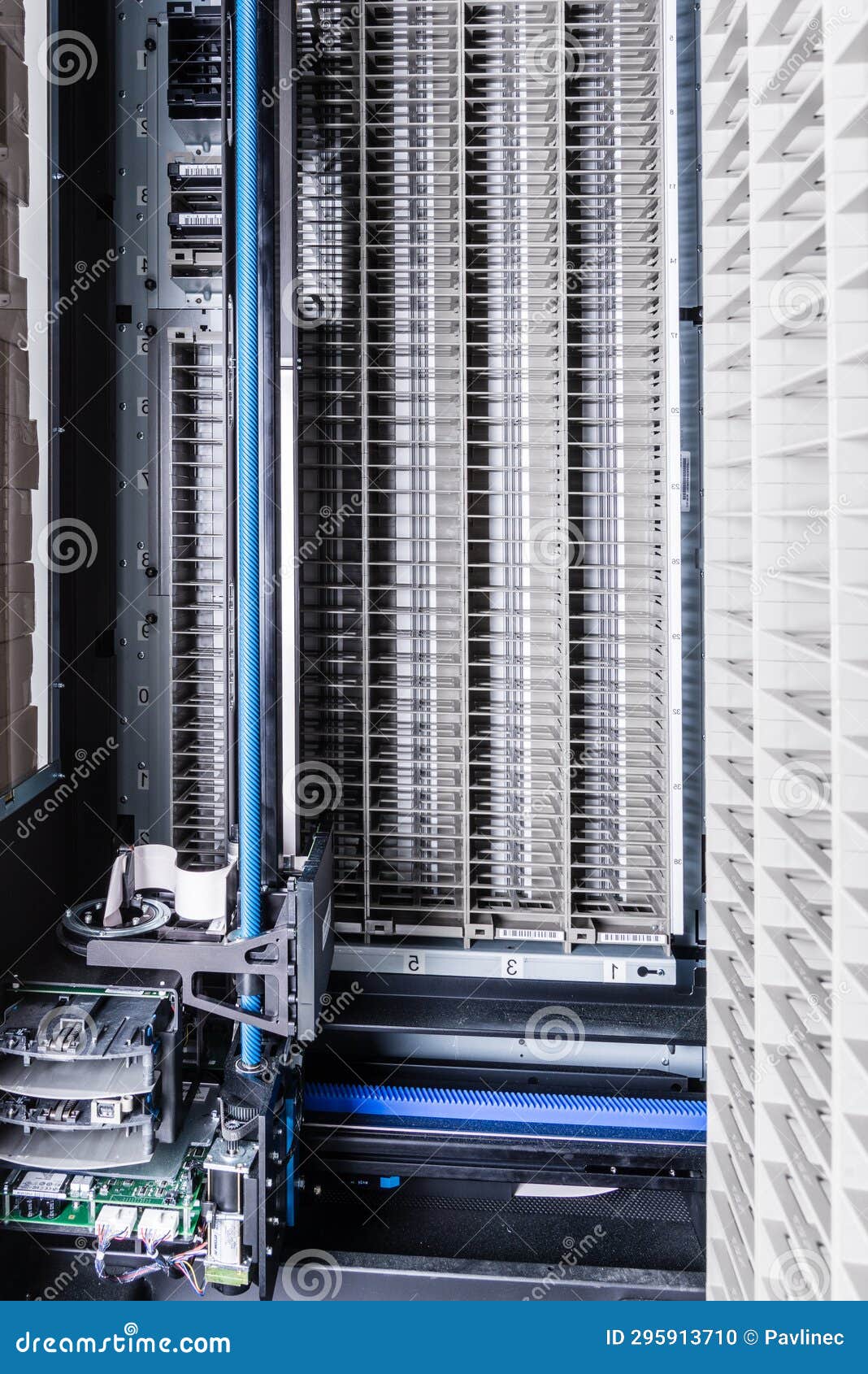 Stacks of Magnetic Tapes Used for Data Storage Stock Photo - Image of ...