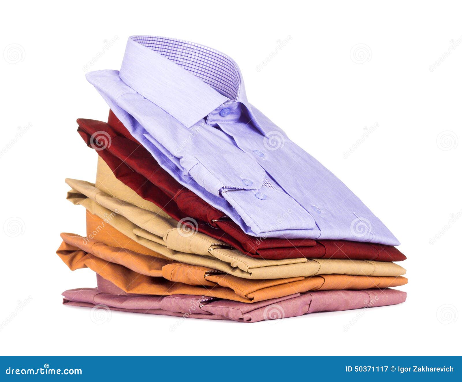 Stacks of Many Colored Clothes Stock Image - Image of multi, color ...