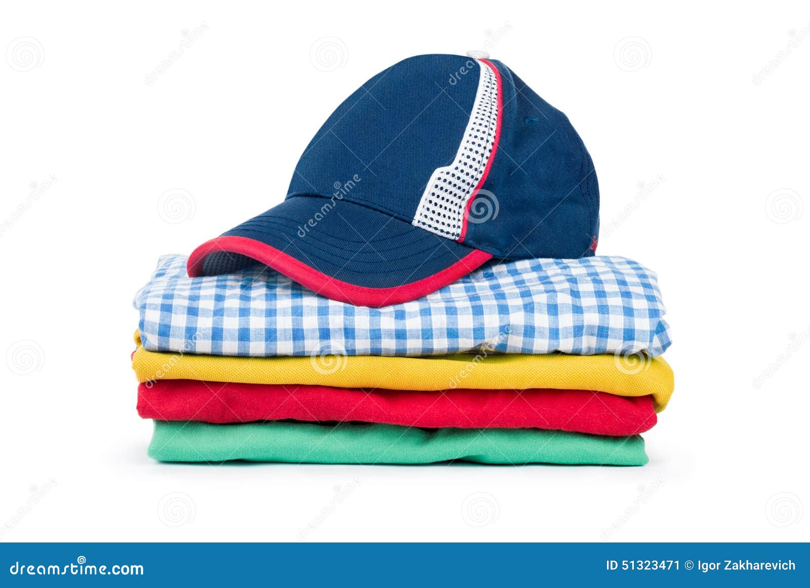 Stacks of Many Colored Clothes Stock Image - Image of clothing, group ...