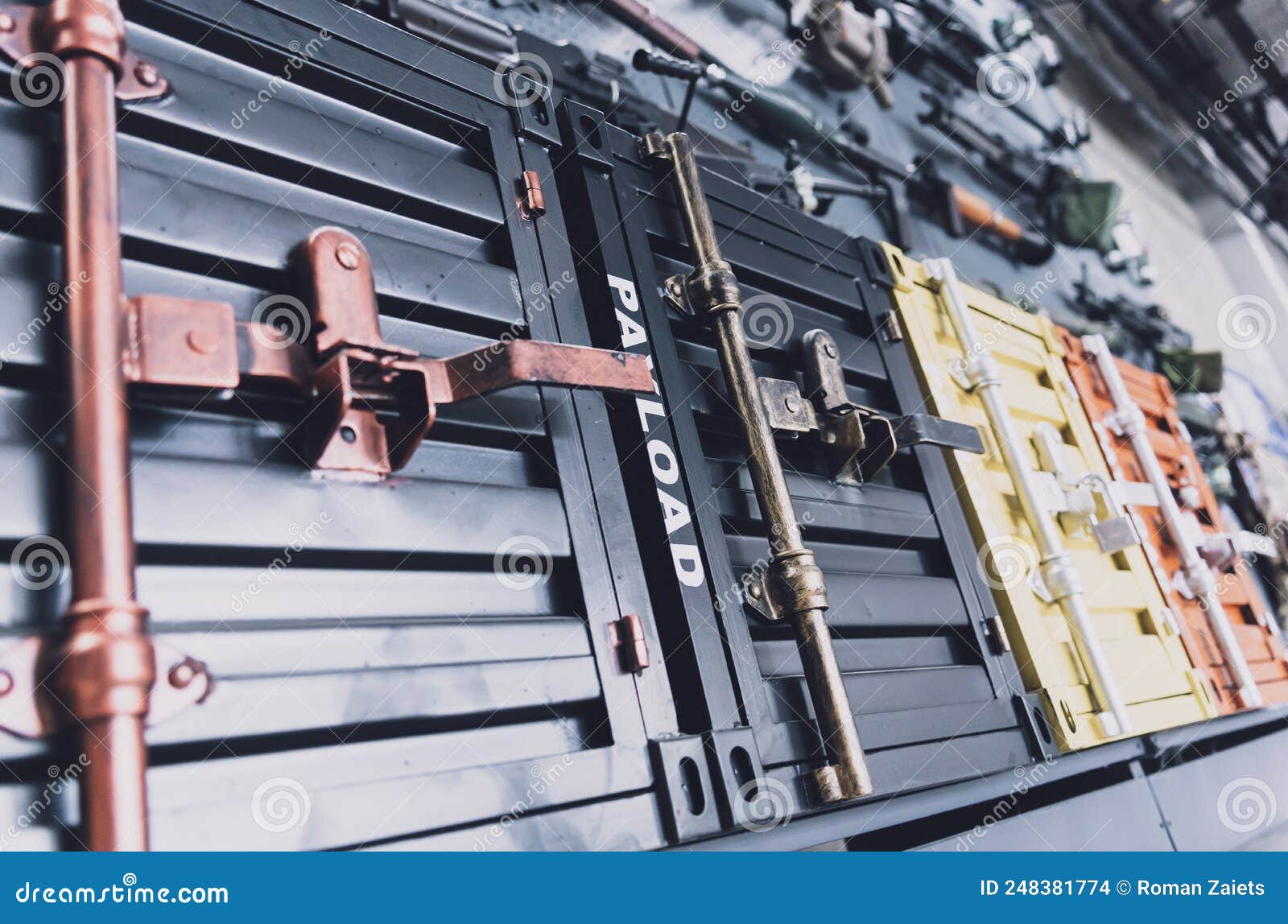 Stacks of Metal Military Ammunition Boxes Editorial Stock Image - Image ...