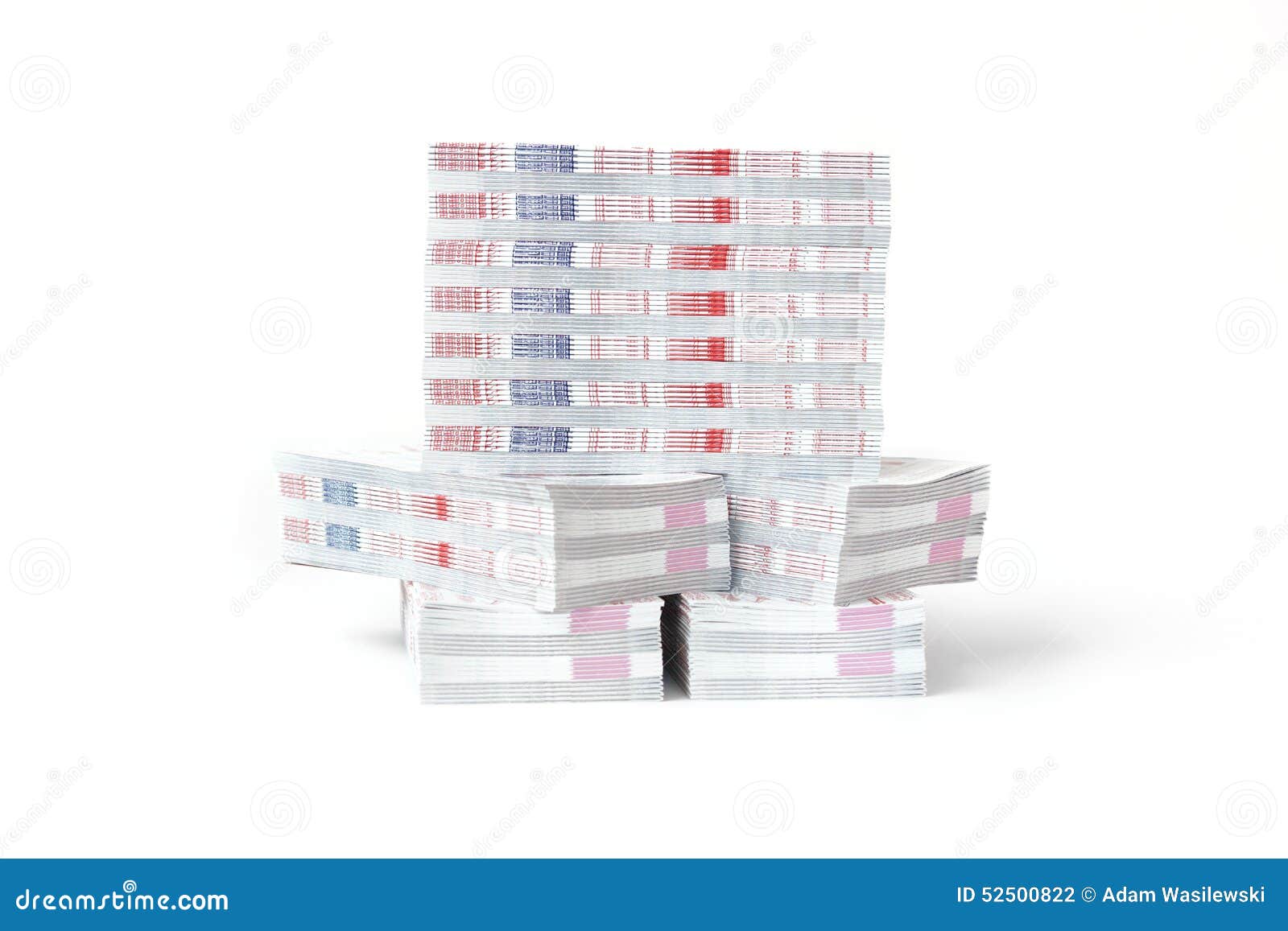 Stacks of New Just Printed Materials Stock Photo - Image of promotional ...