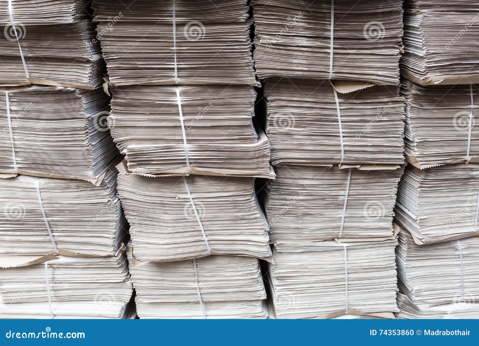 Stacks of newspapers editorial image. Image of news, paper - 74353860