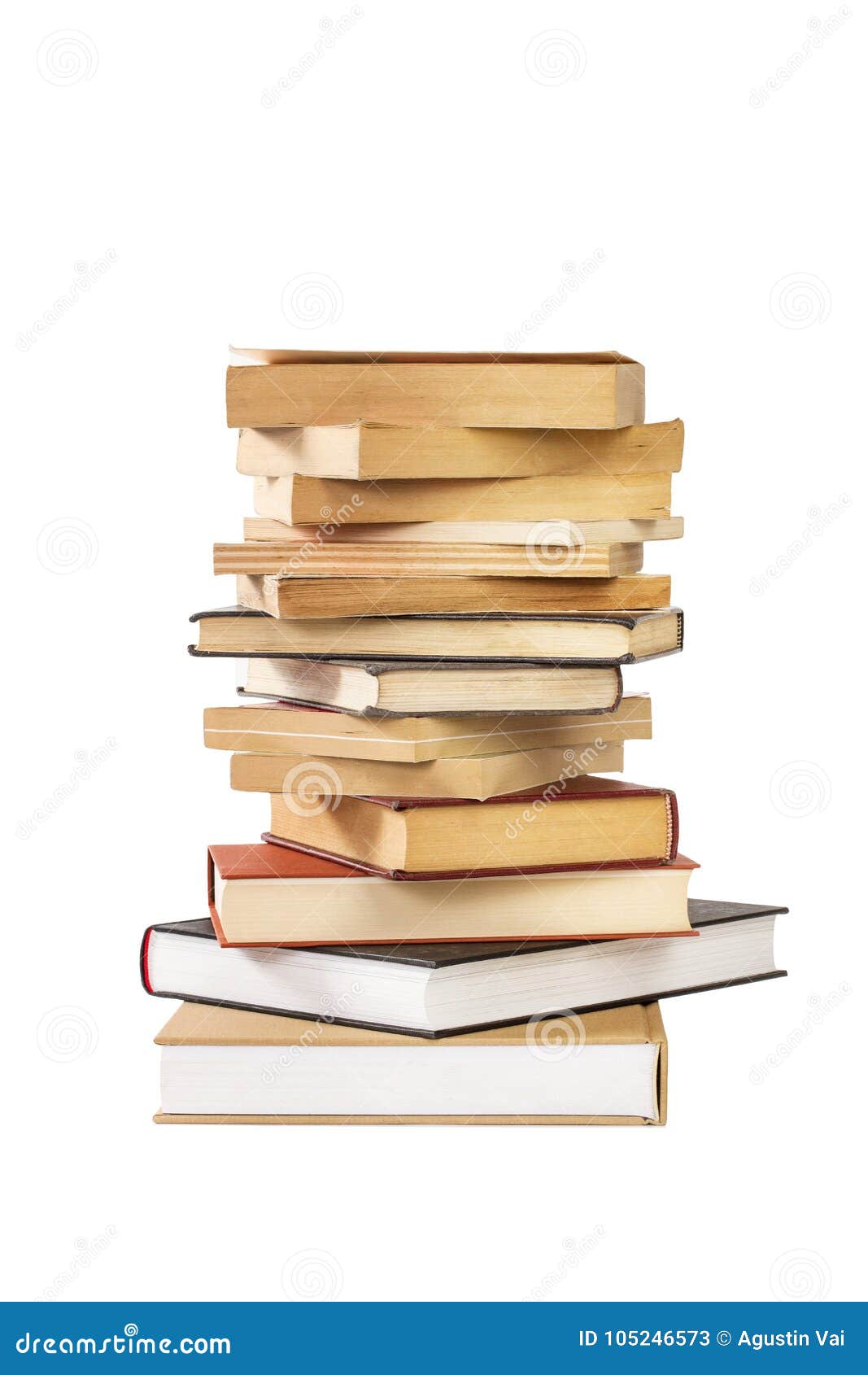Stacks of books stock image. Image of wooden, paper - 105246573