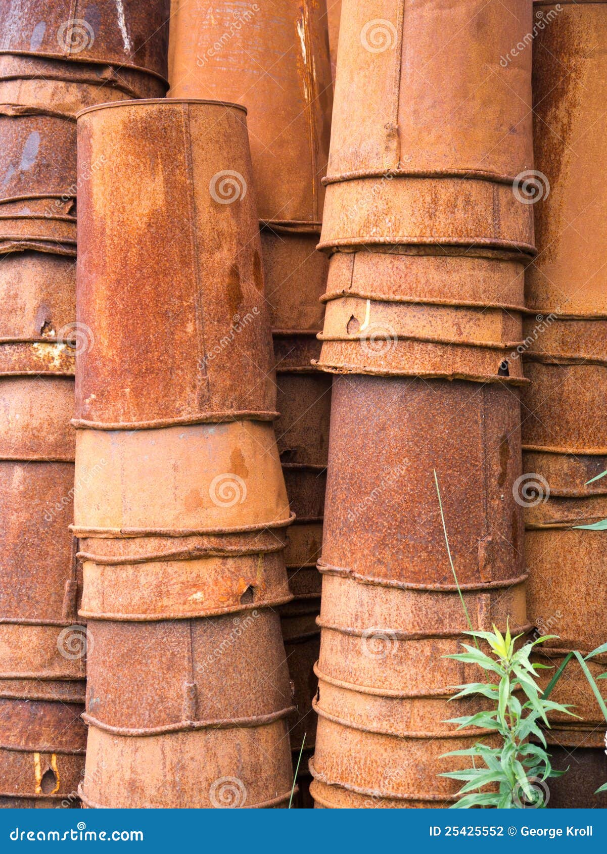 Stacks of Old Rusted Buckets Stock Photo - Image of stacks, liquids ...