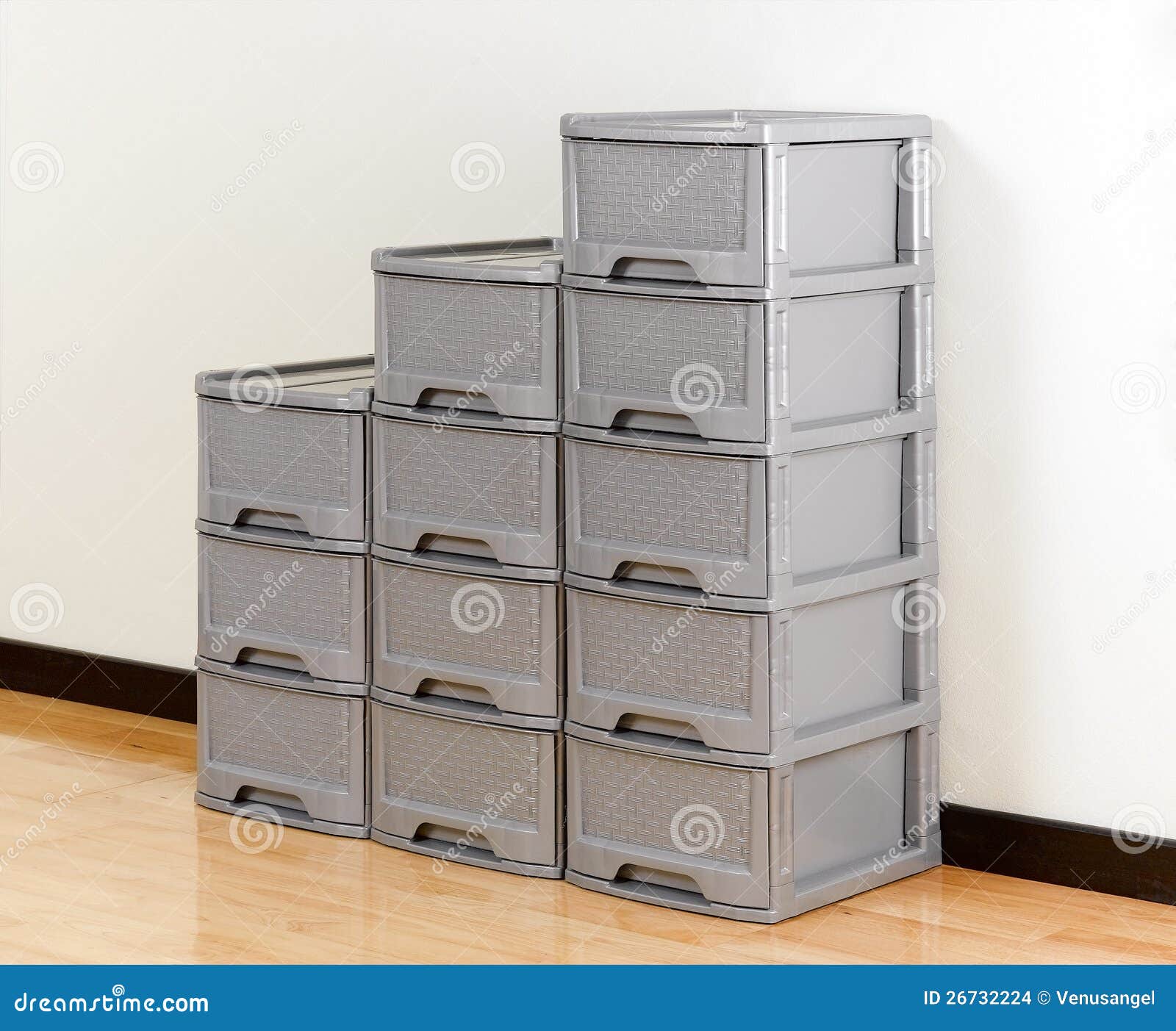 Stacks of plastic drawers stock photo. Image of stacks - 26732224