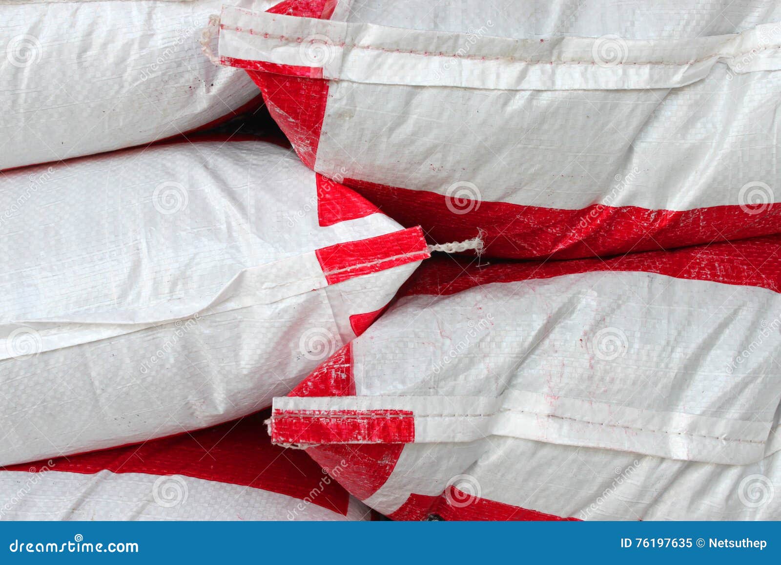 Stacks of plastic sacks stock image. Image of farming - 76197635