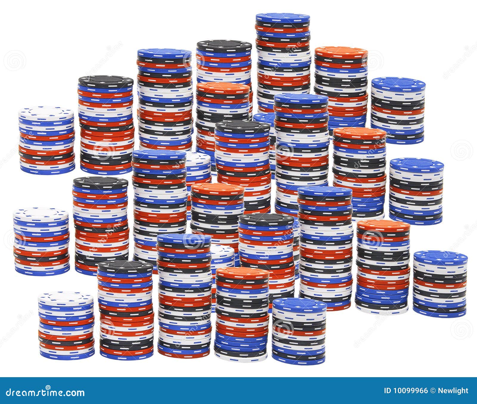 Stacks of Poker Chips stock photo. Image of recreation - 10099966