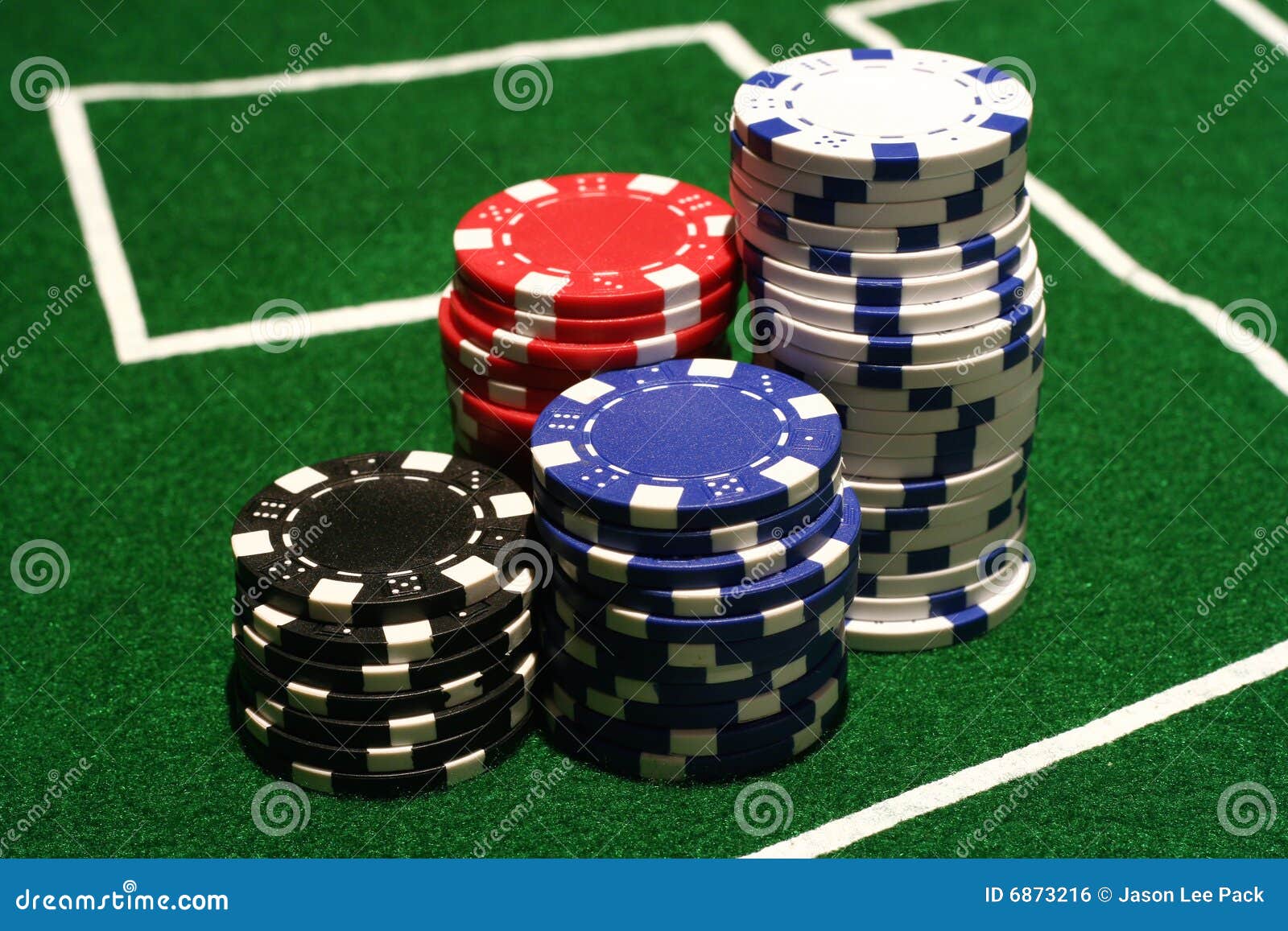 Stacks of Poker Chips stock photo. Image of gamble, value - 6873216