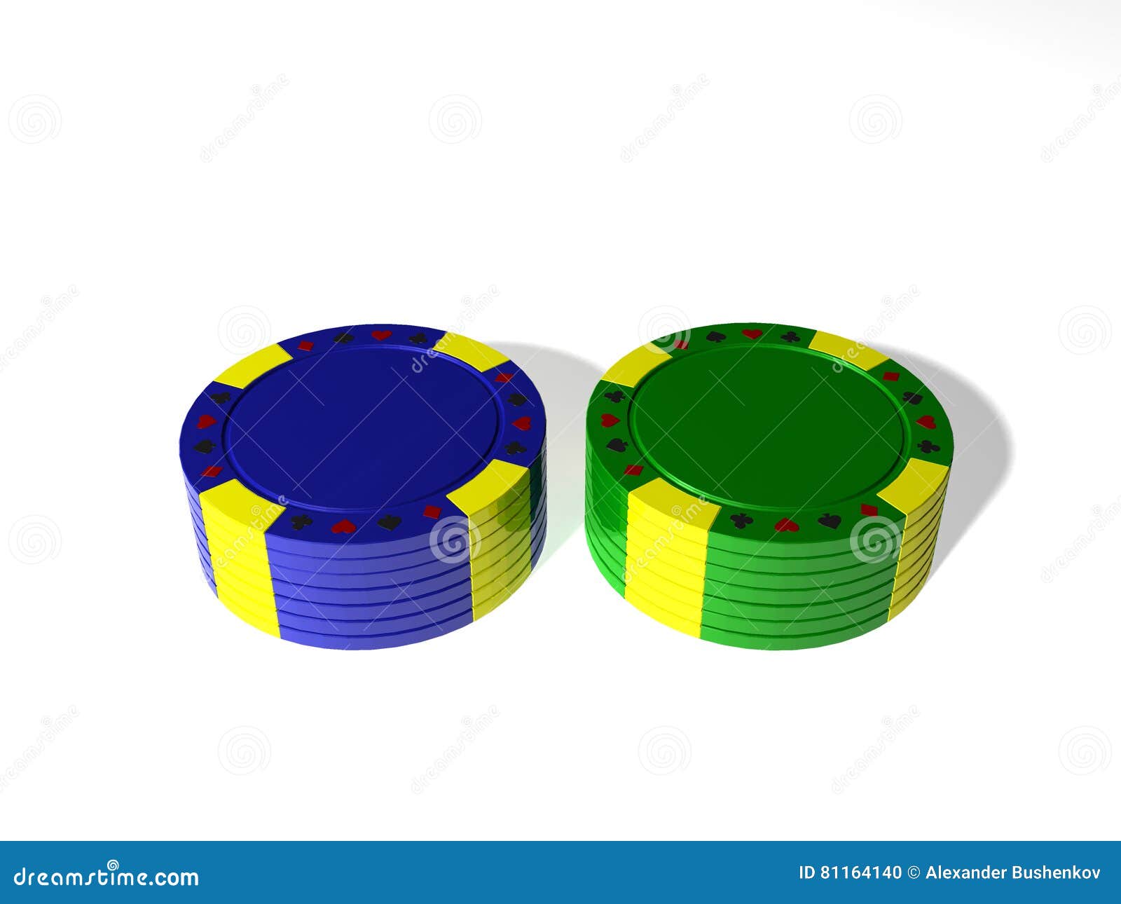 Stacks poker chips stock illustration. Illustration of activity - 81164140