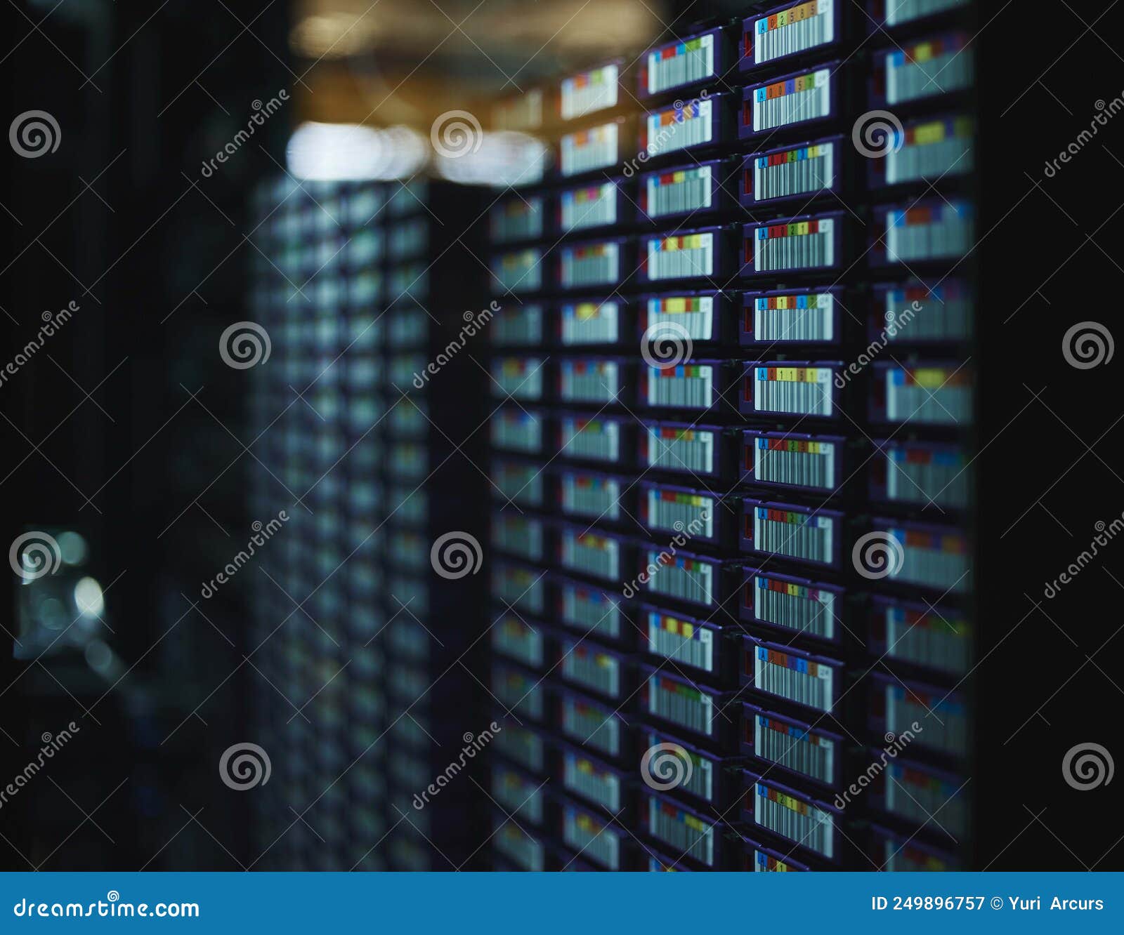 Stacks of Possibilities. Shot of Electronic Equipment in a Server Room ...
