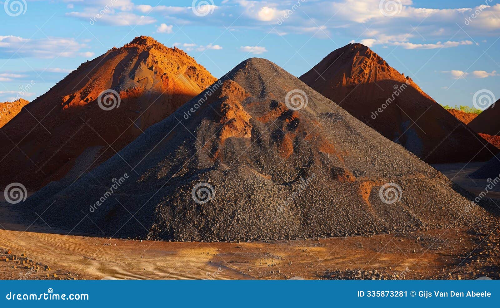 Bauxite An Aluminum Rich Sedimentary Rock Used As Ther Royalty-Free ...