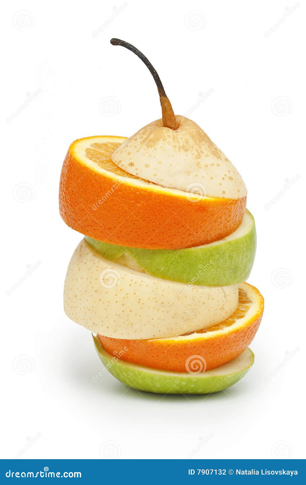 Stacks of sliced fruit stock photo. Image of orange, slim - 7907132