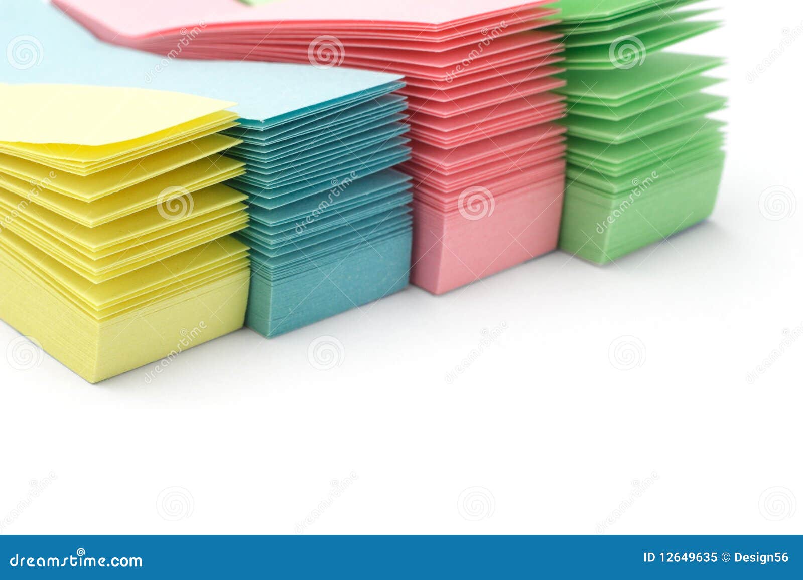 Stacks of Sticky Packs Background Stock Image - Image of note, block ...