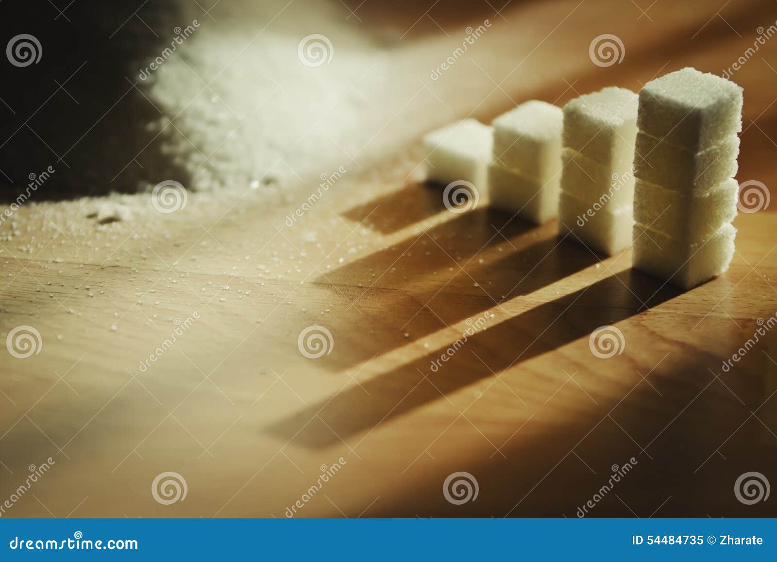 Stacks of sugar stock image. Image of cube, excellent - 54484735