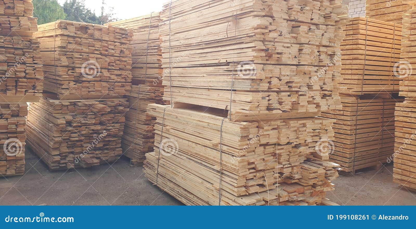 Stacks of Timber - Wooden Planks Stock Image - Image of drying, stack ...