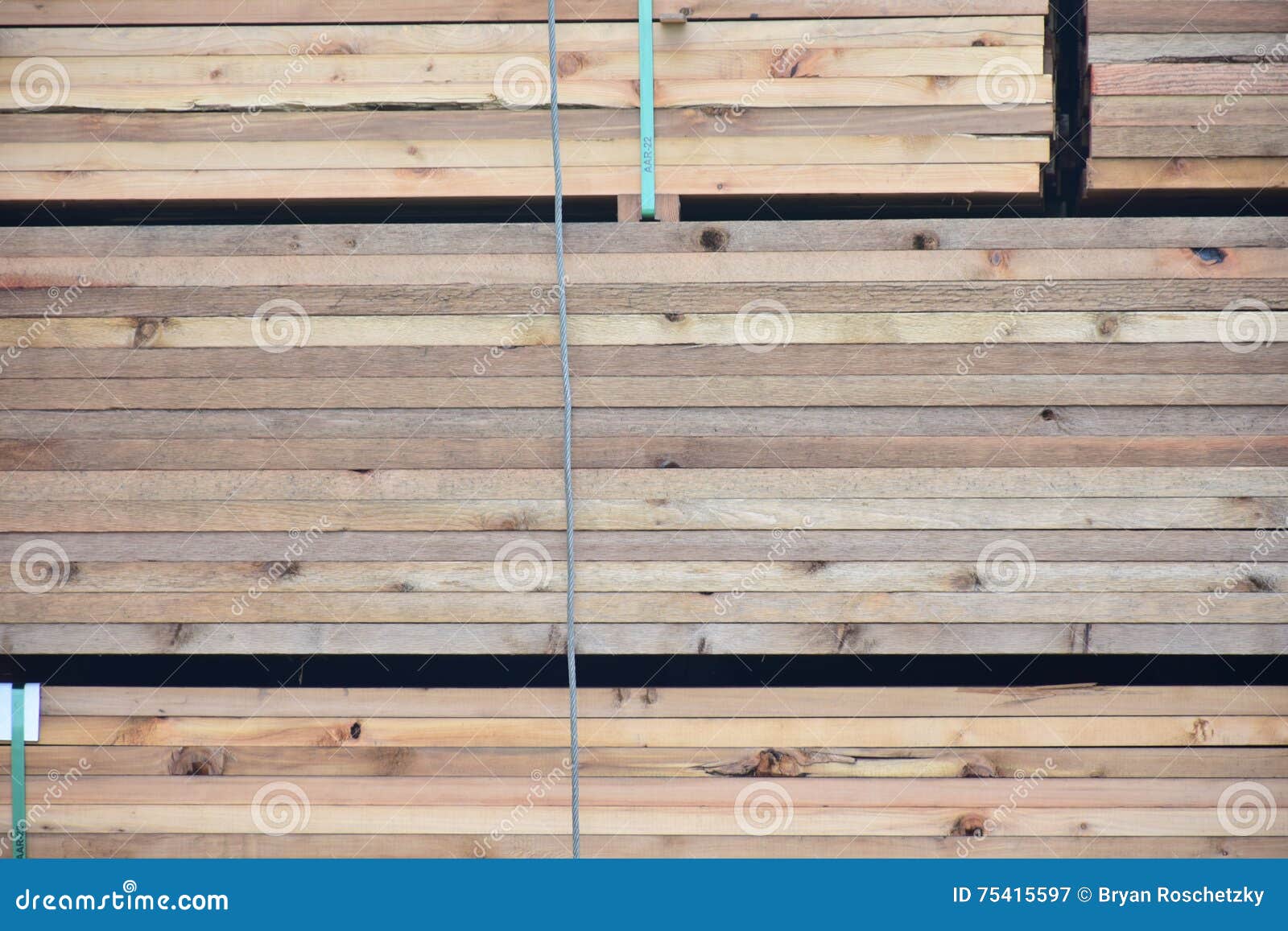 Stacks of Wood. Real Nice Thick Wood Lumber Stock Image - Image of ...