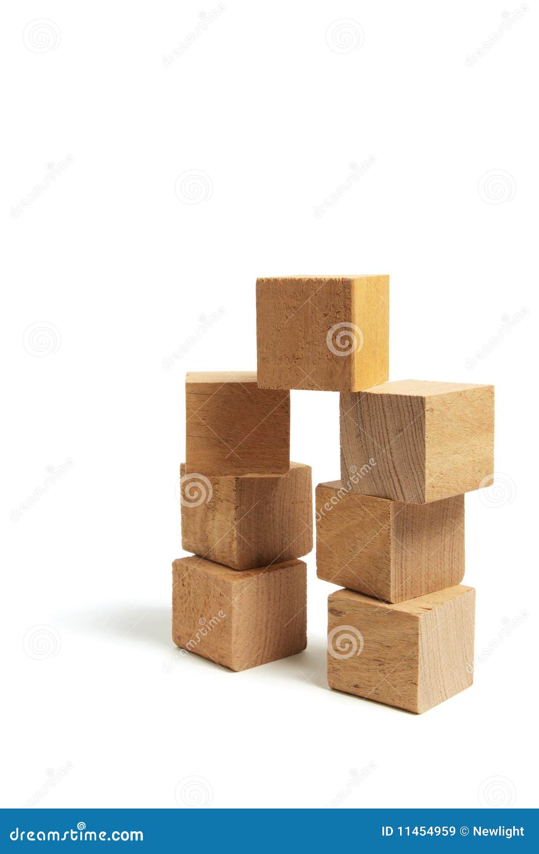 Stacks of Wooden Blocks stock image. Image of grain, stacked - 11454959