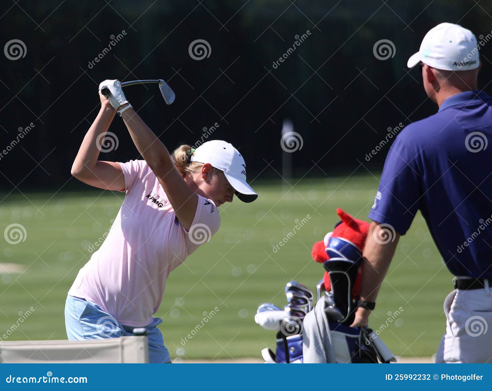 Stacy Lewis at Golf Evian Masters 2012 Editorial Photography - Image of ...