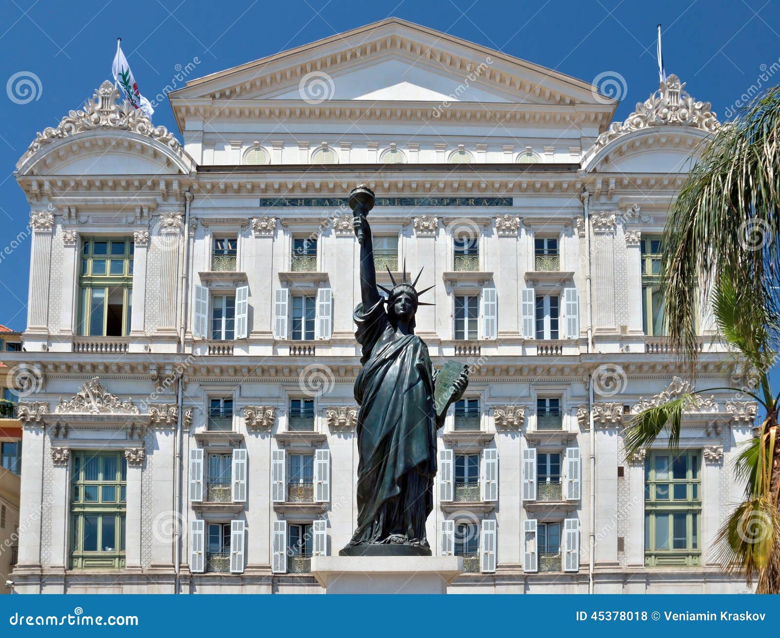 Stad Av Nice - Opera De Nice Arkivfoto - Bild av trevligt, turism: 45378018
