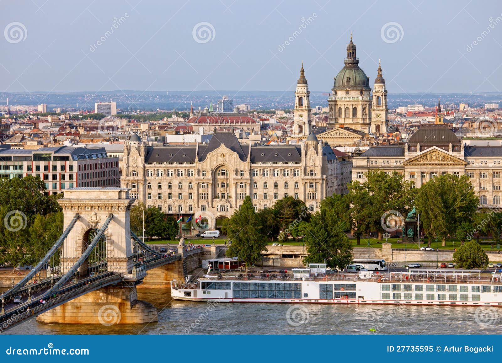Stad van Boedapest stock afbeelding. Image of gezichten - 27735595