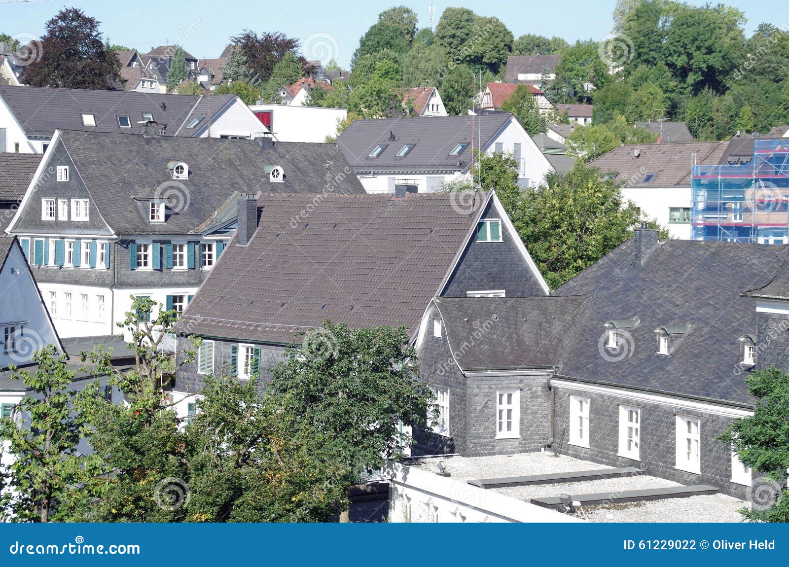 Stad Van Gummersbach, Duitsland Stock Foto - Image of cultureel ...