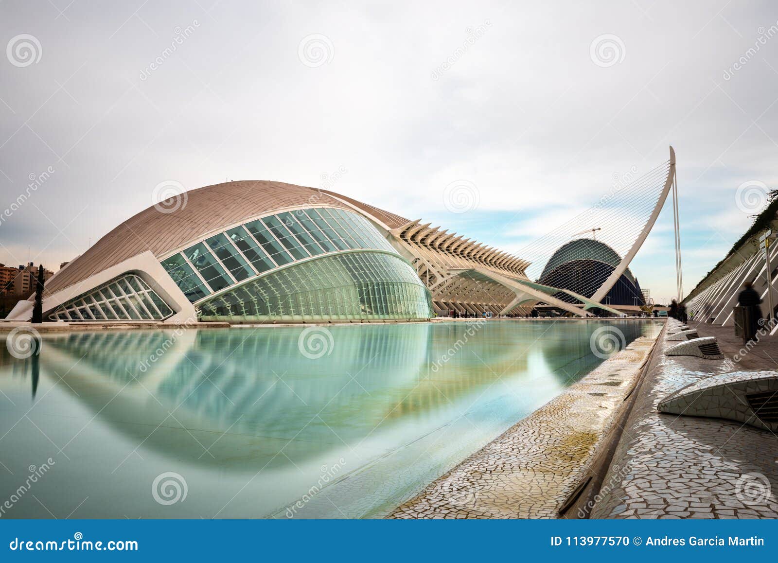 Stad Van Kunsten En Wetenschappen in Valencia Redactionele Afbeelding ...