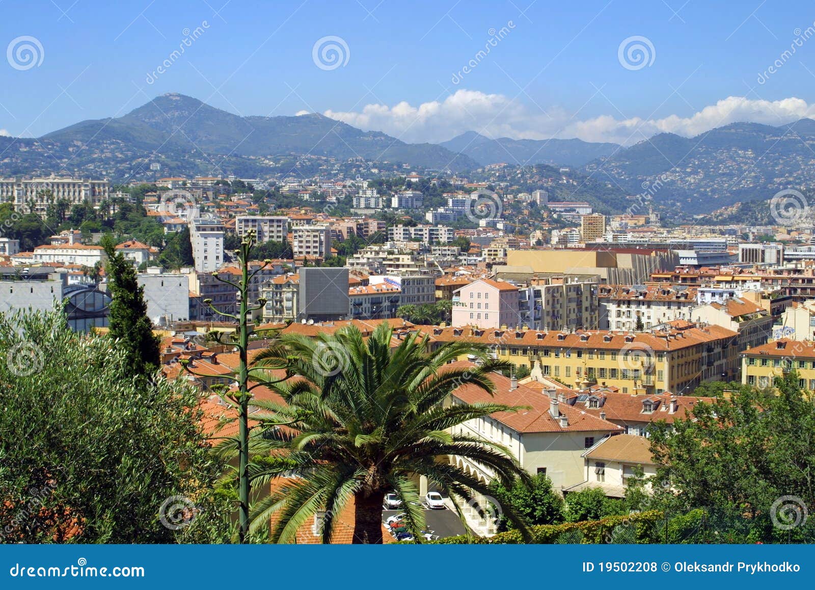 Stad van Nice, Frankrijk stock foto. Image of beroemd - 19502208