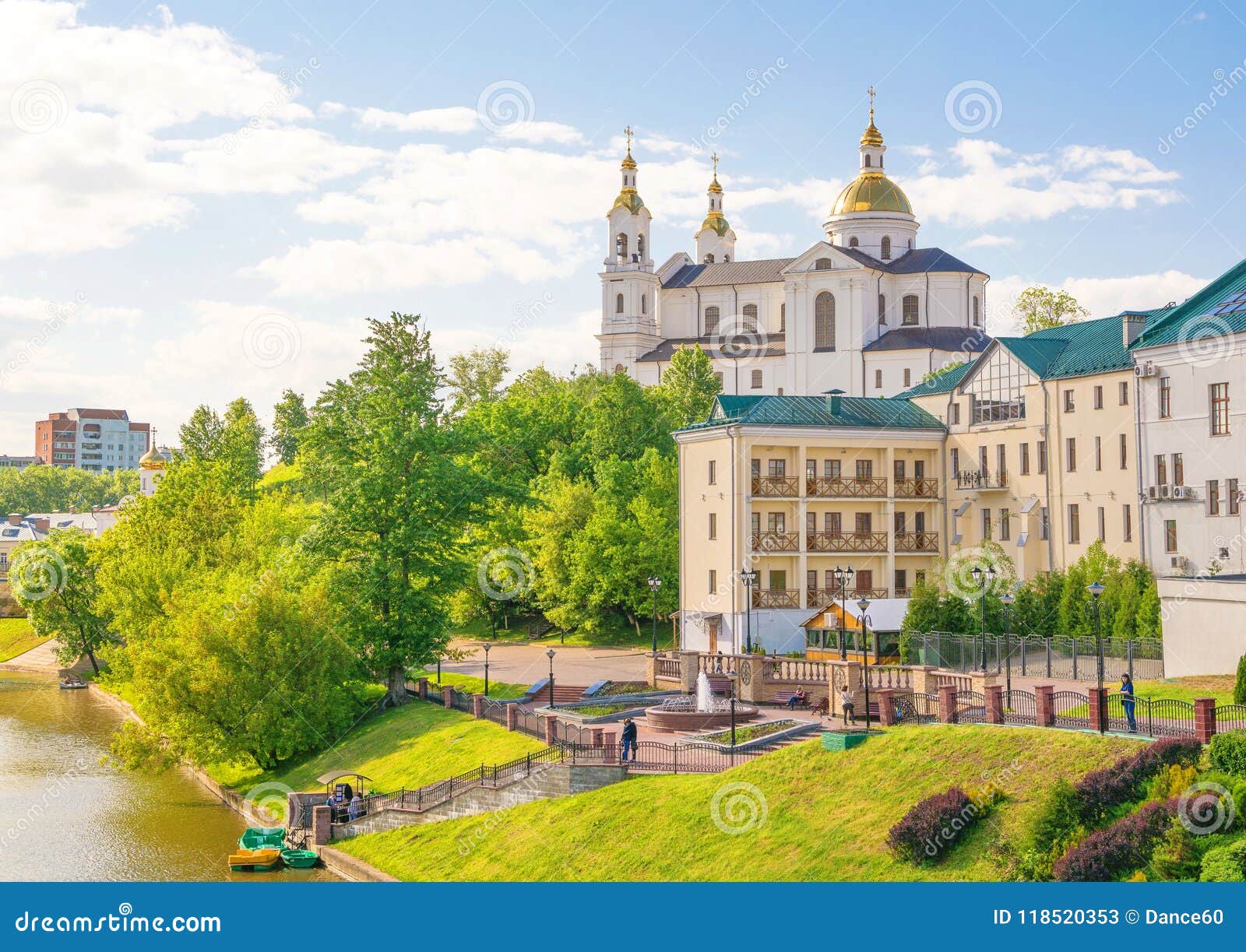 Stad Van Vitebsk in Wit-Rusland Redactionele Stock Foto - Image of stad ...