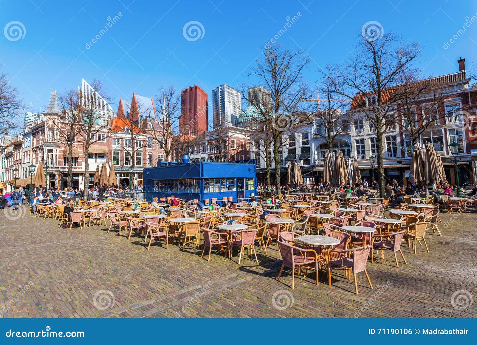 Stad Vierkante Het Plein in Den Haag, Nederland Redactionele Foto ...