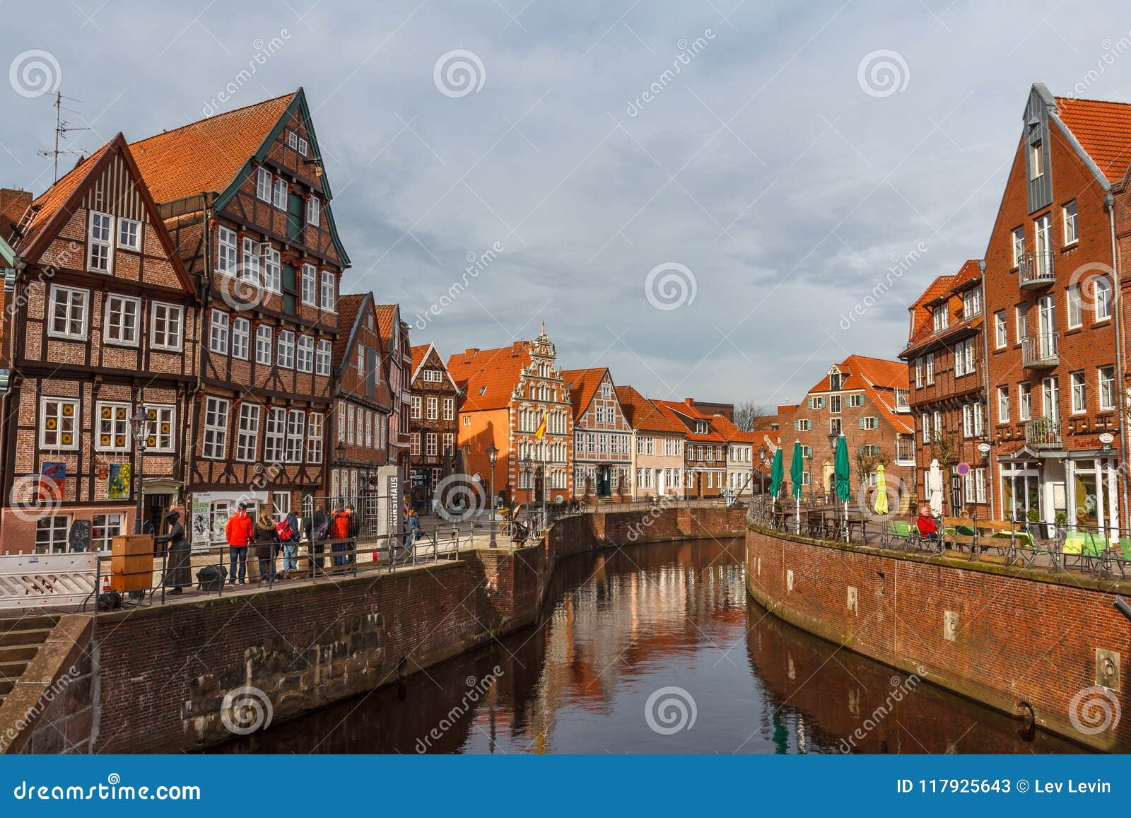 Medieval Harbour in the Old Town Editorial Stock Photo - Image of canal ...