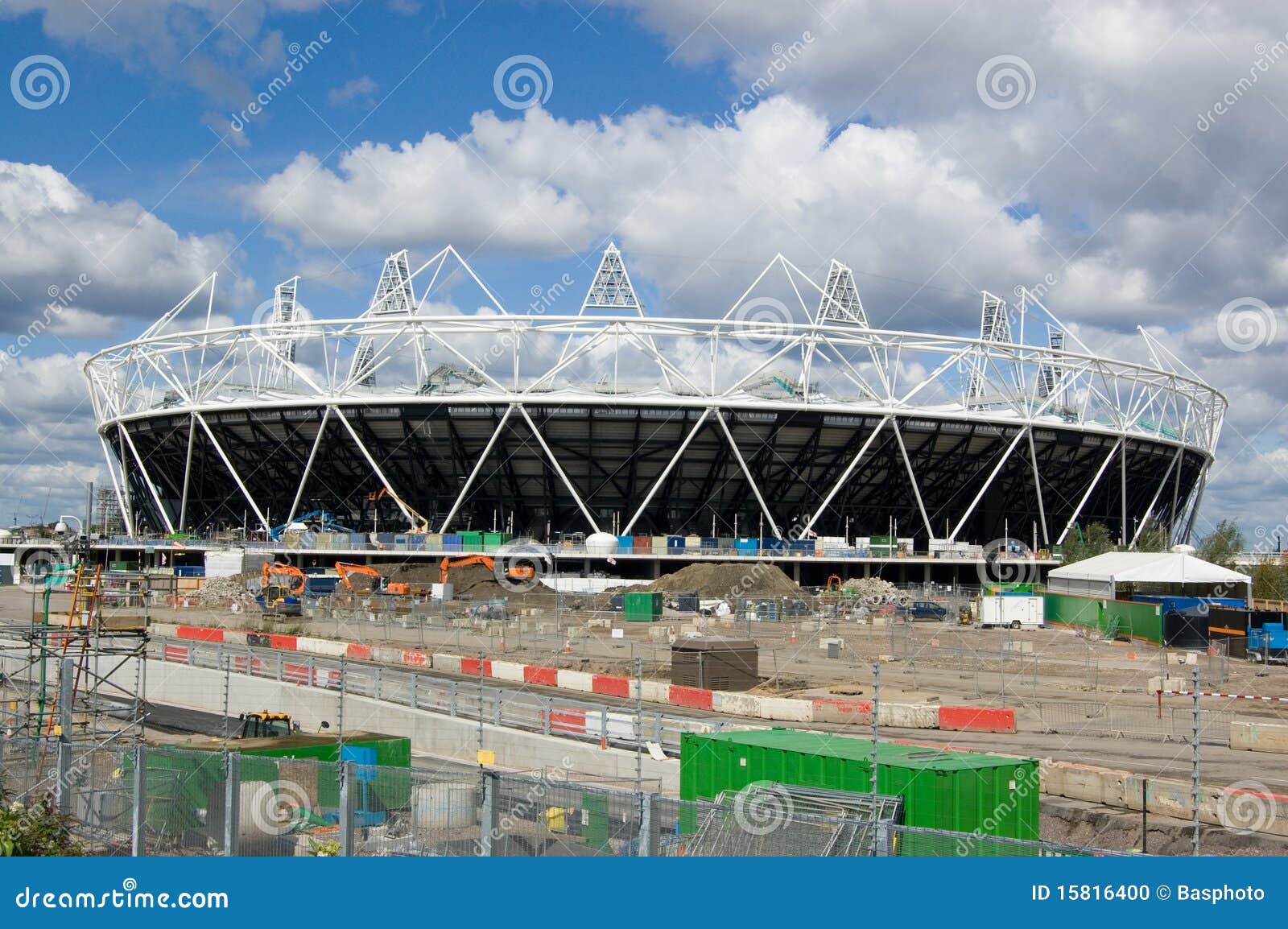 Stade olympique de Londres image éditorial. Image du londres - 15816400