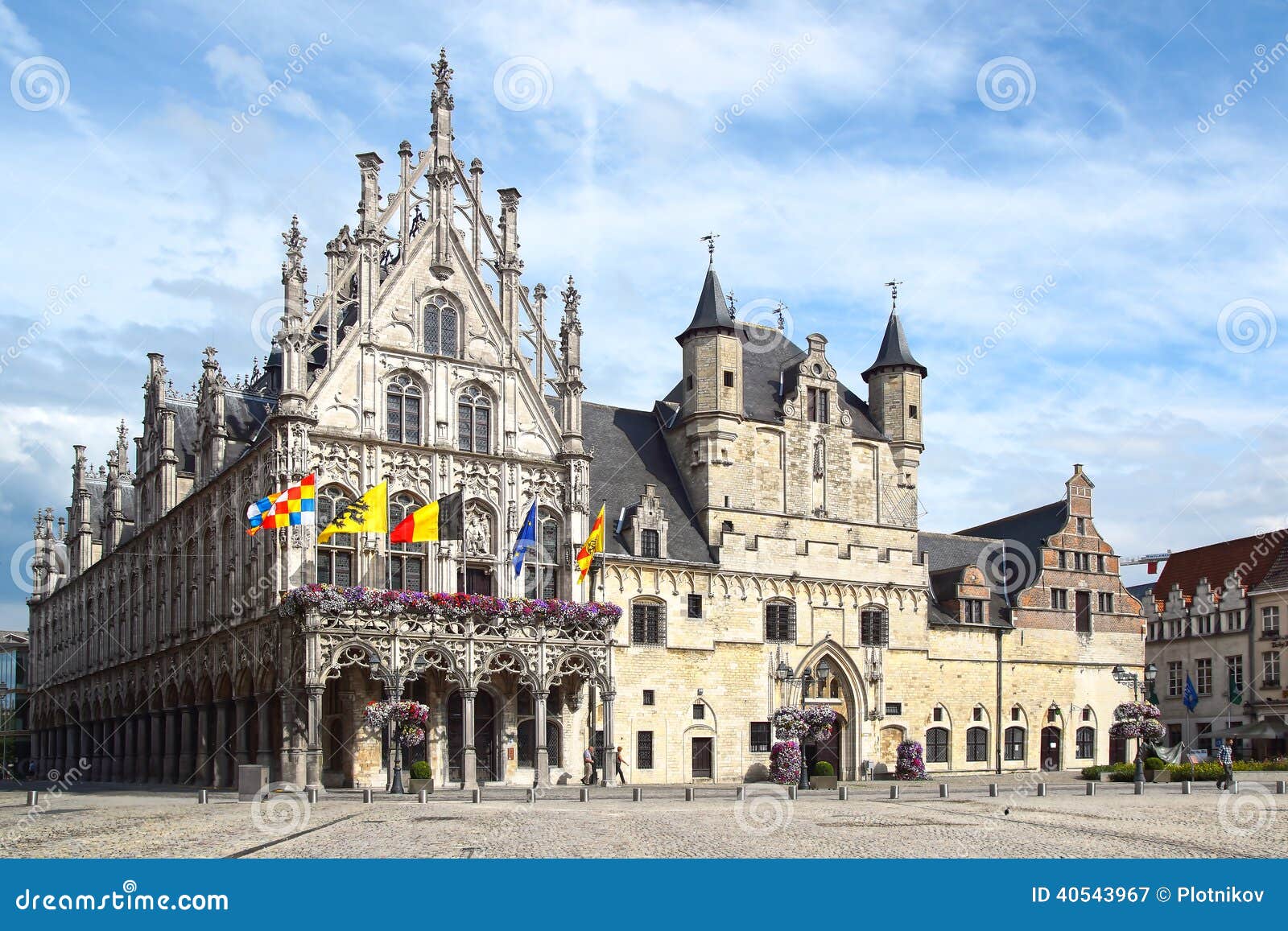 Stadhuis, Municipio Di Malines Fotografia Editoriale - Immagine di ...