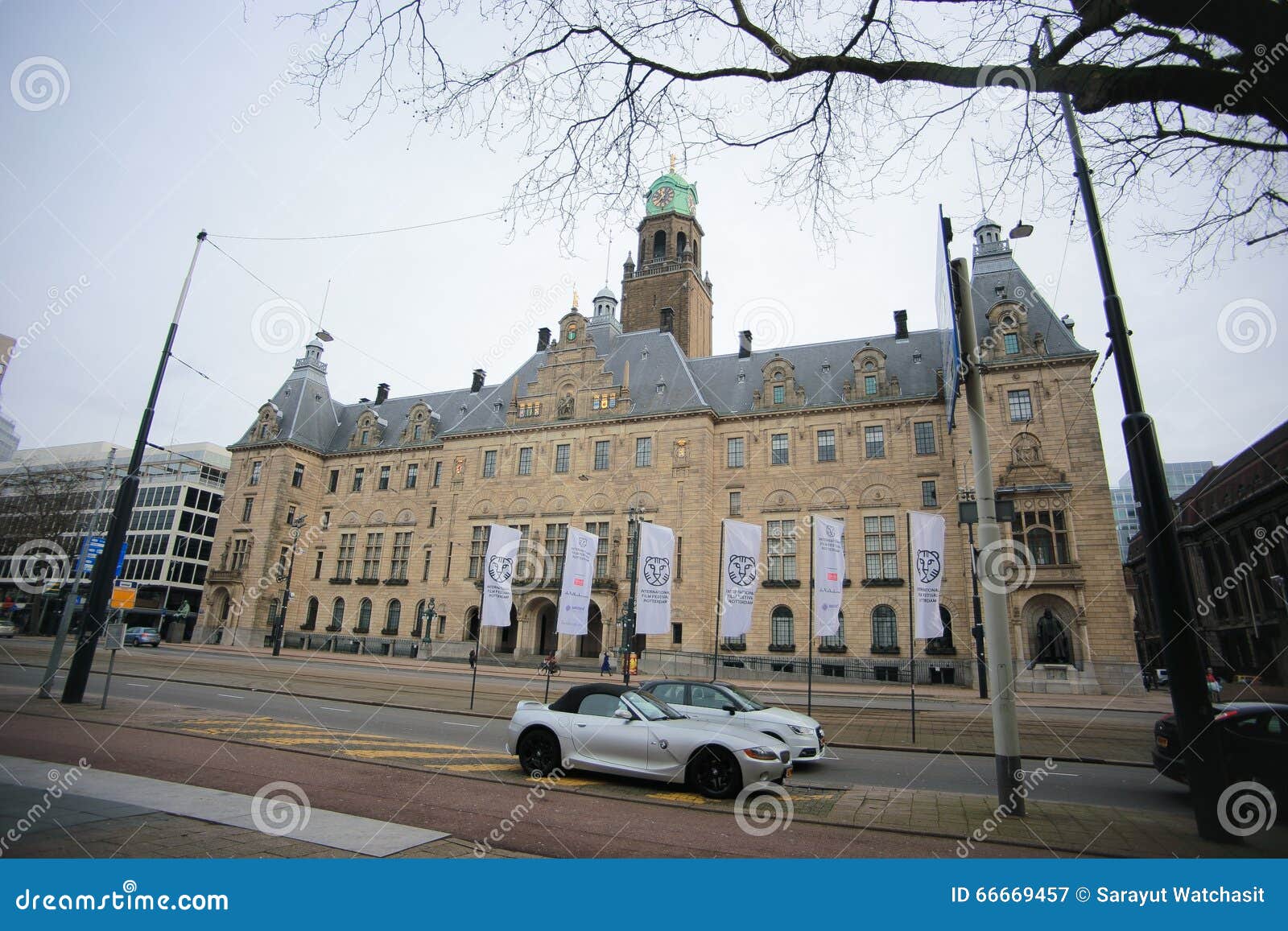 Stadhuis the Rotterdam City Hall Editorial Photography - Image of ...