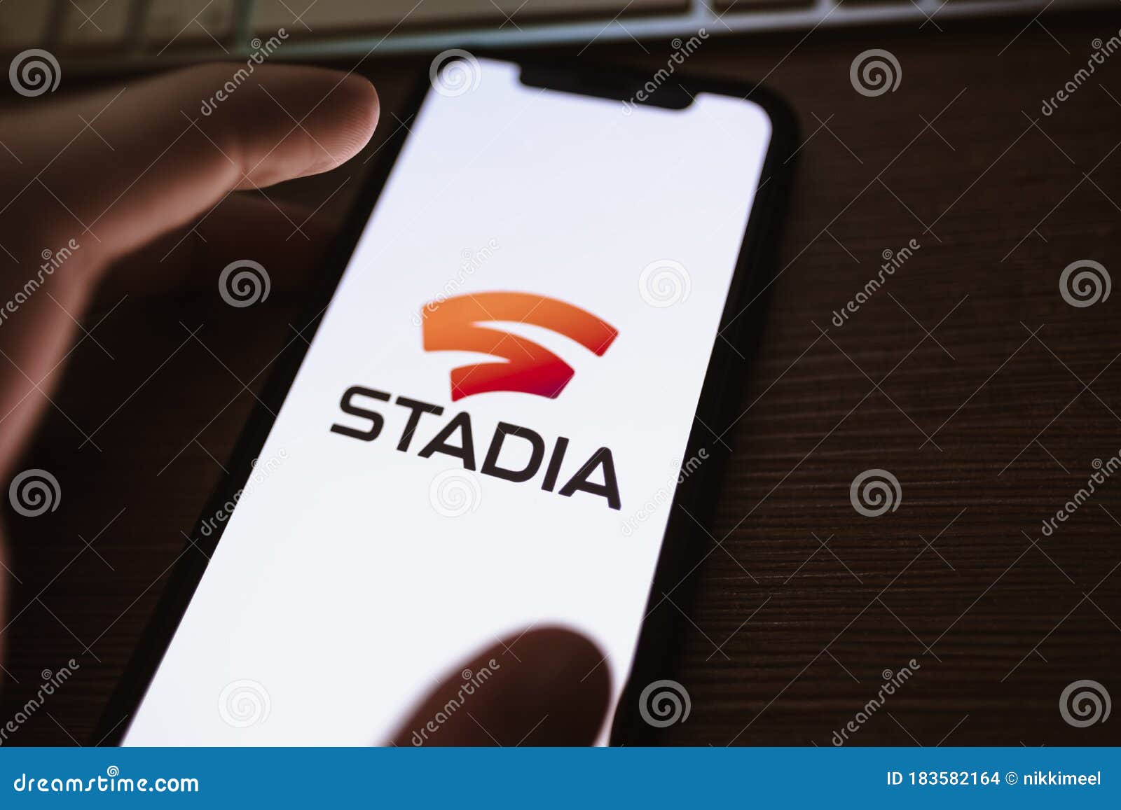 Stadia Logo on the Smartphone Screen. Editorial Stock Image - Image of ...