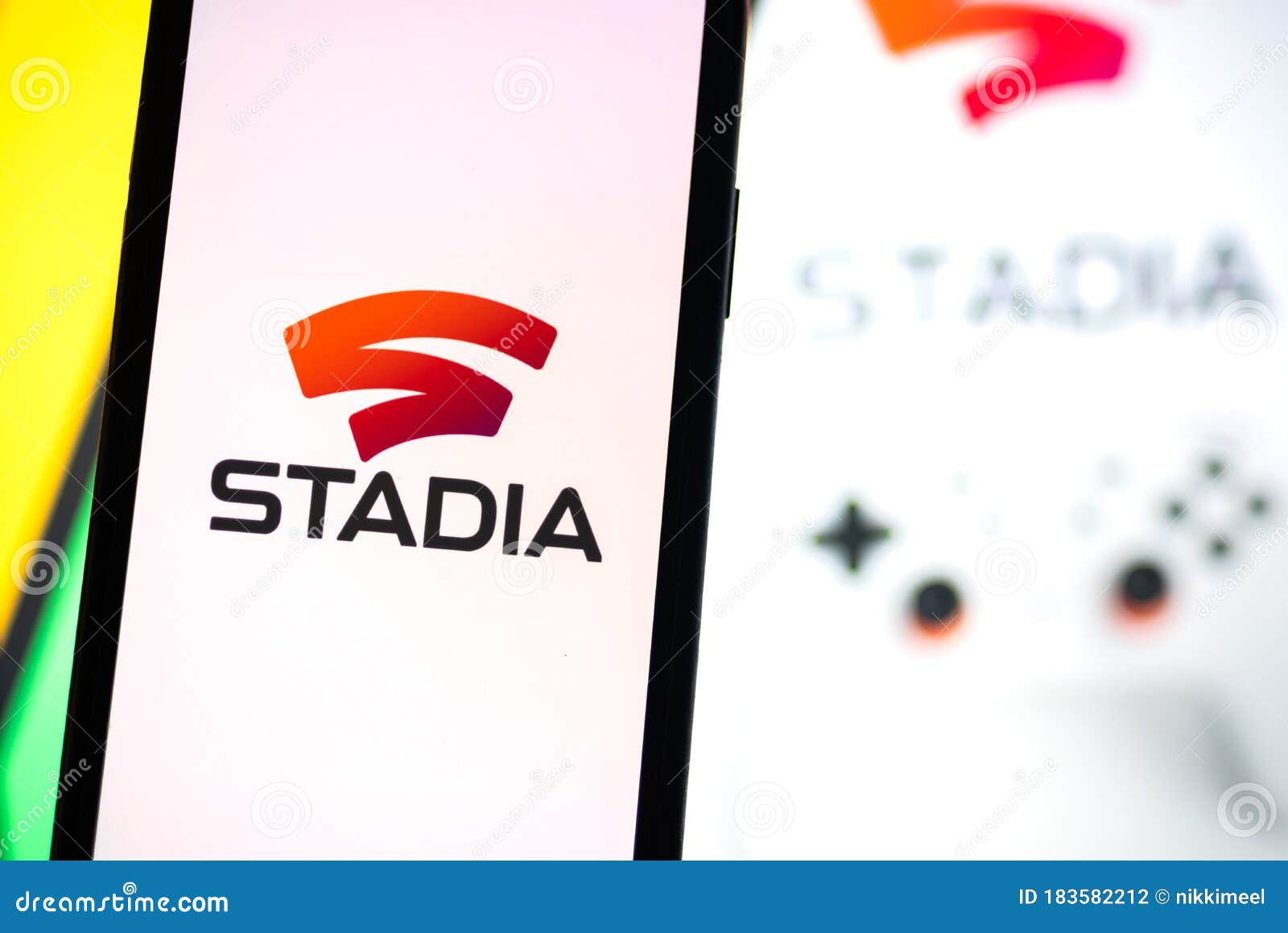 Stadia Logo on the Smartphone Screen. Editorial Photography - Image of ...