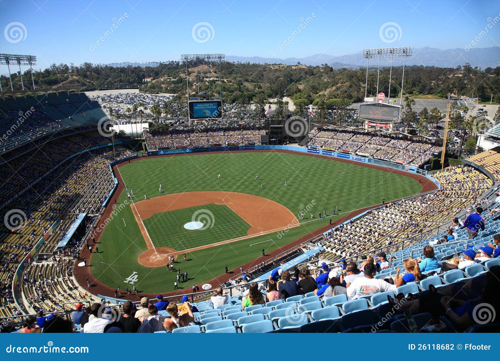 Stadio Dei Dodgers - Los Angeles Dodgers Fotografia Editoriale ...