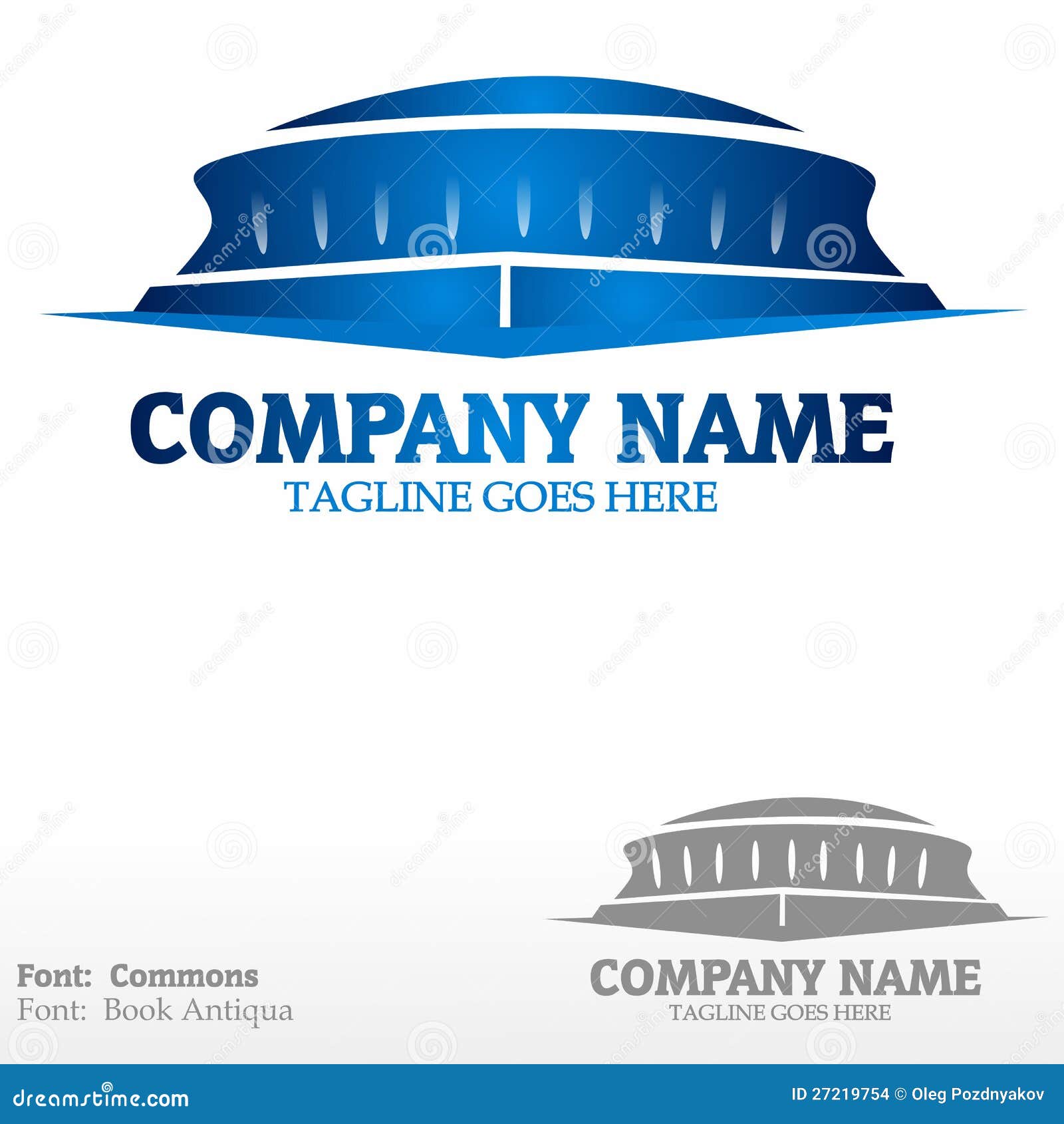 Stadium Logo Pawtuchet. Vector Illustration | CartoonDealer.com #164733000