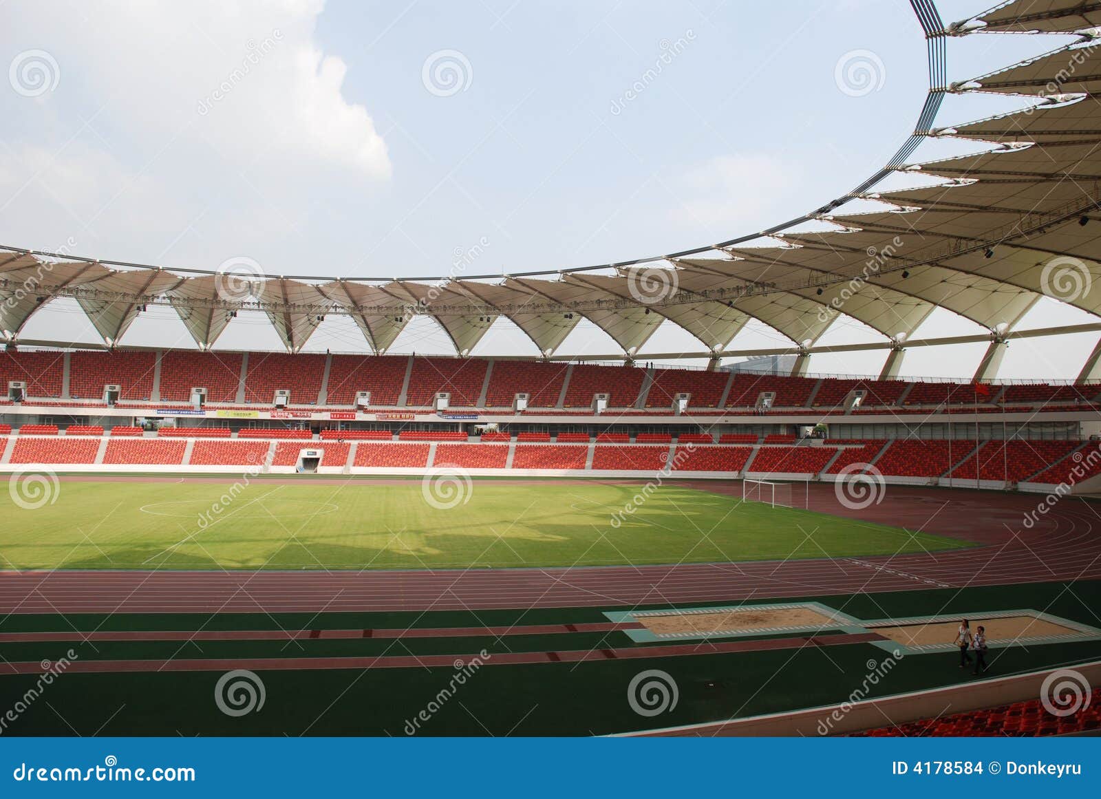 Stadium stock photo. Image of football, race, curves, arena - 4178584