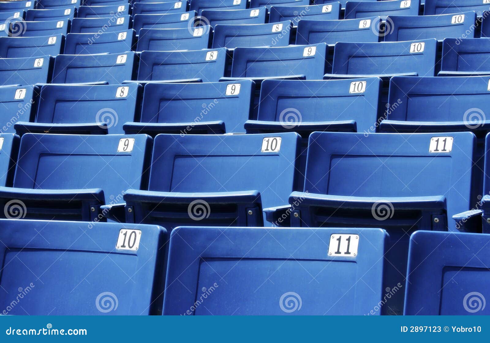 Stadium/Arena Seats stock image. Image of blue, soccer - 2897123