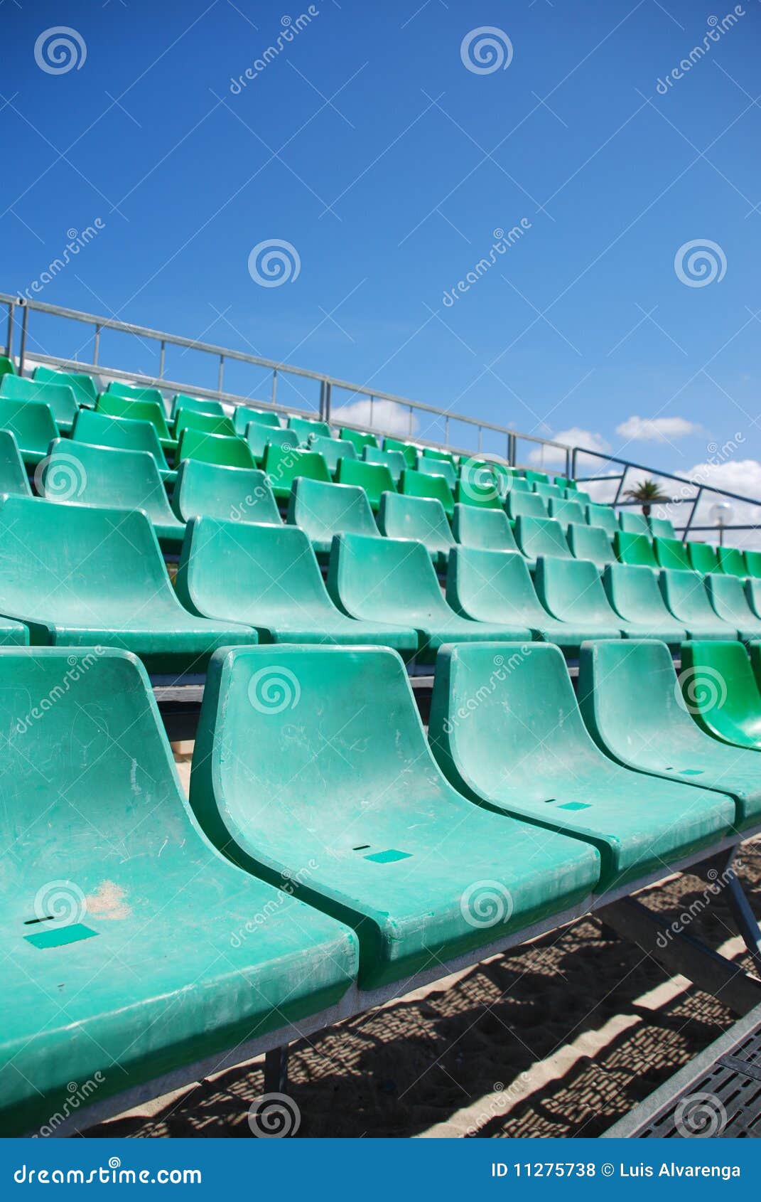 Stadium bleachers stock photo. Image of entertainment - 11275738
