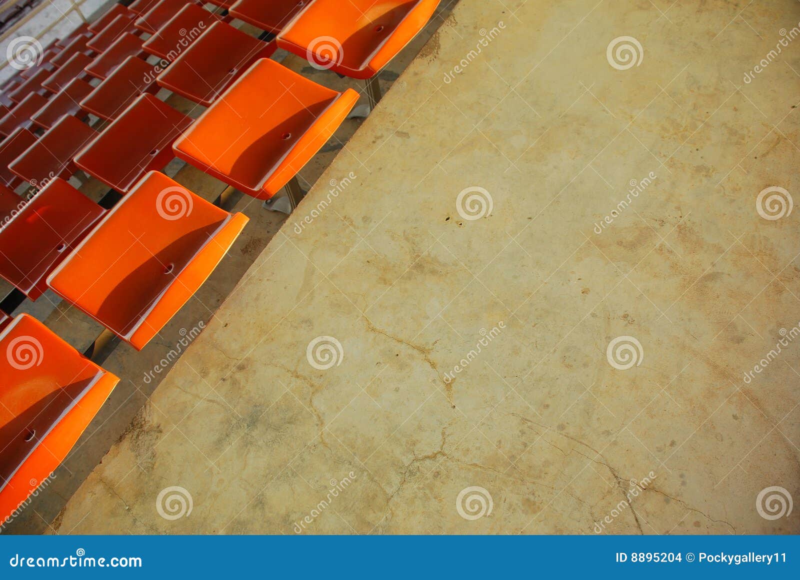 Stadium Chair stock photo. Image of chair, crowd, cement - 8895204