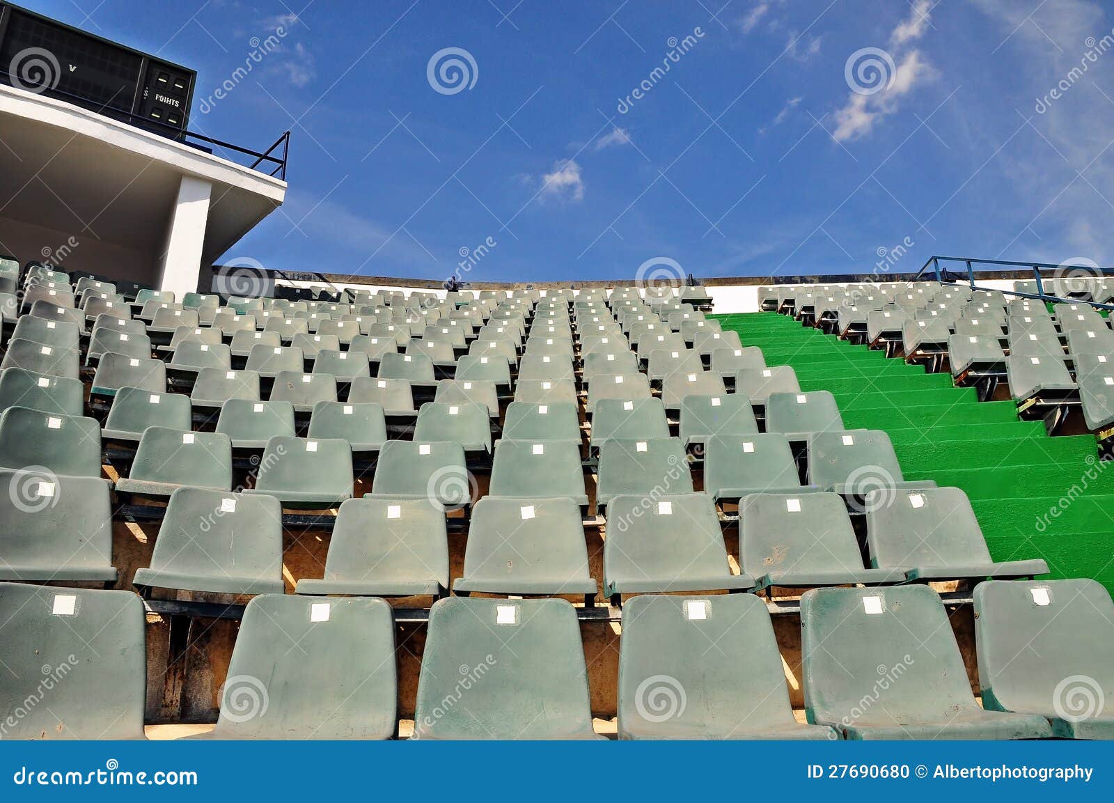 Stadium chairs stock photo. Image of modern, convention - 27690680