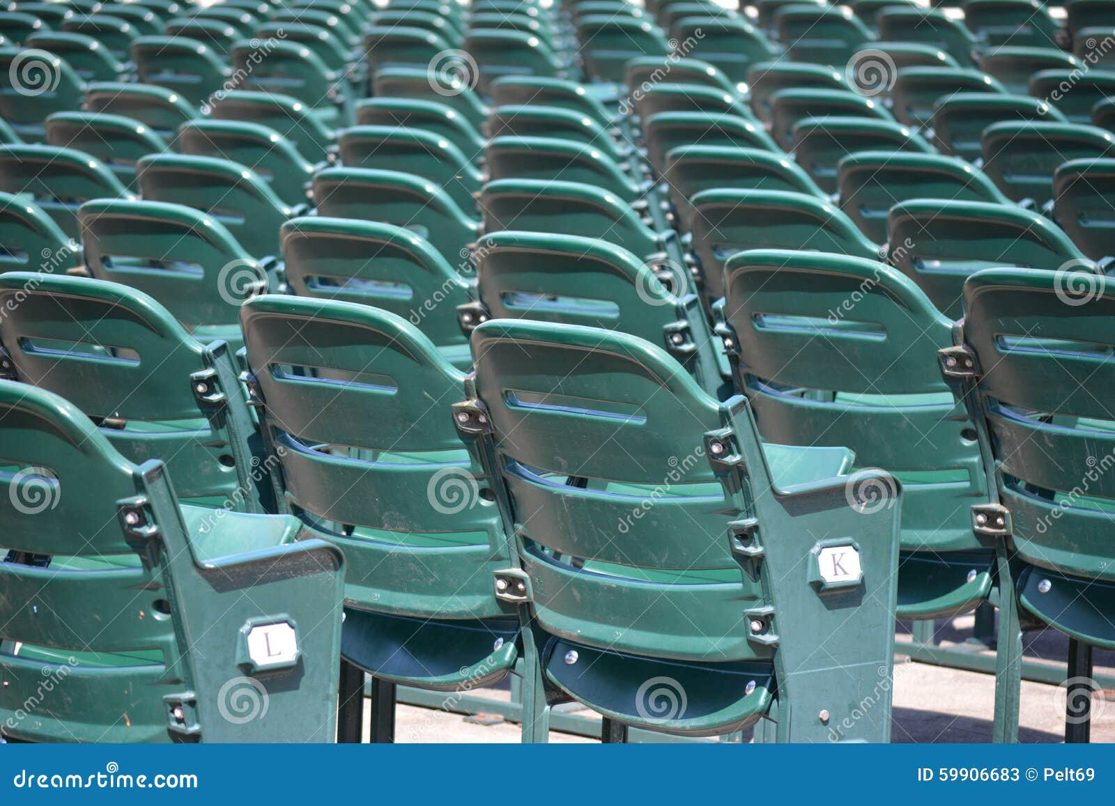 Stadium chairs stock image. Image of stadium, stand, seating - 59906683