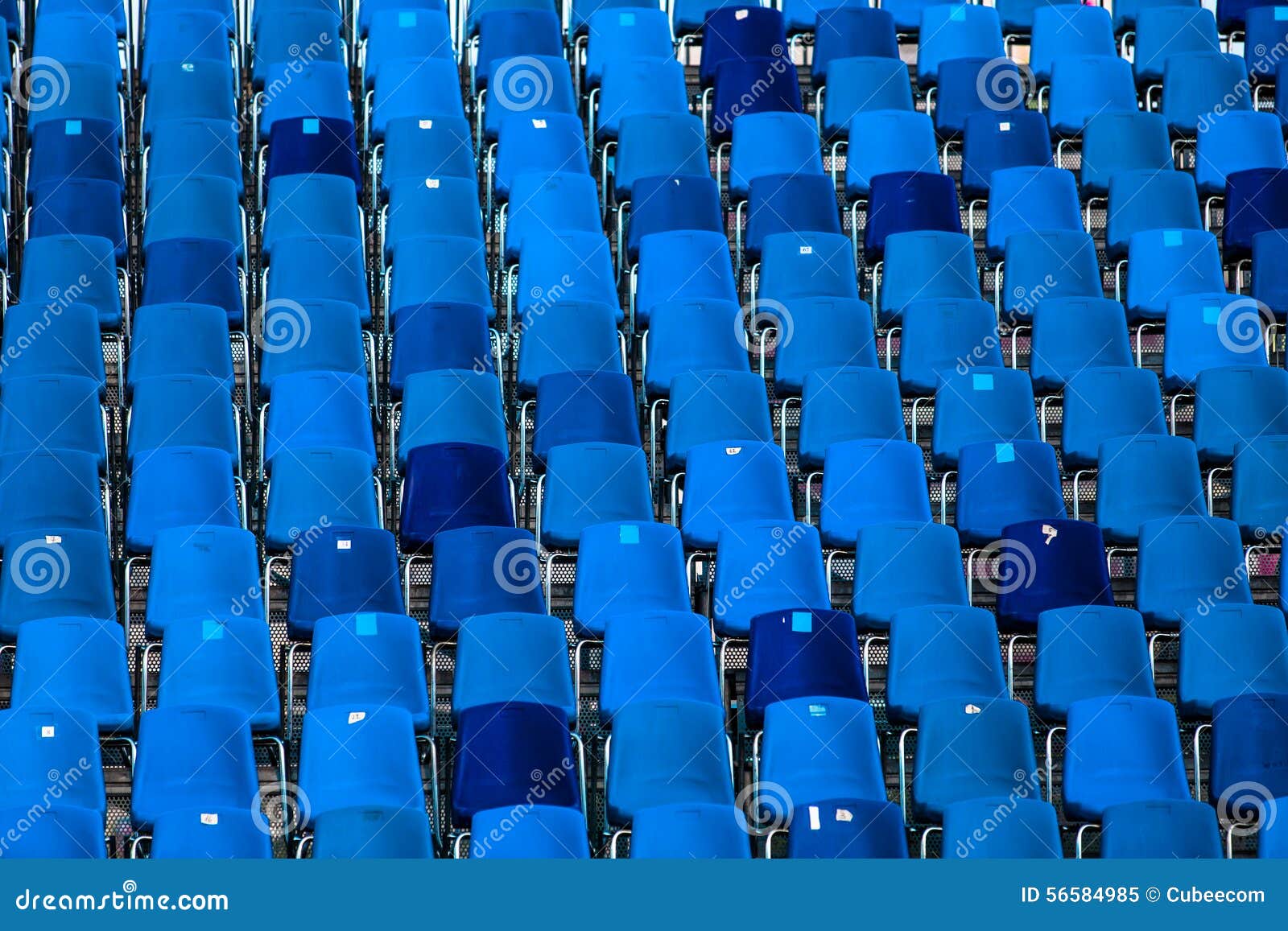 Stadium of Dark Blue Seats Abstract Background Stock Image - Image of ...