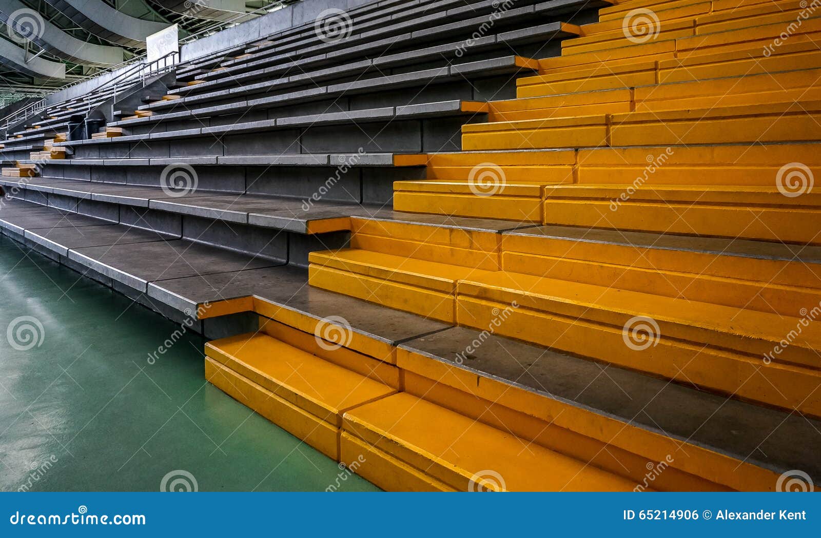 Stadium with Designed Wall Structure. Stock Photo - Image of resistence ...