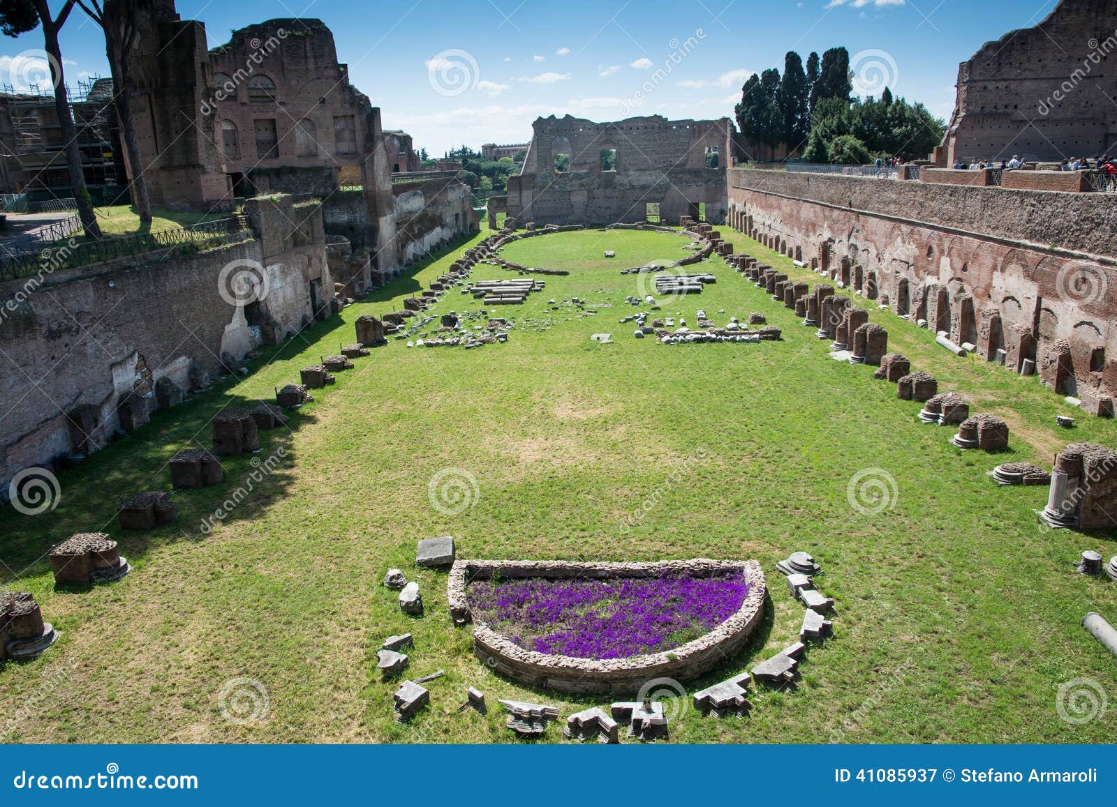 Stadium of Domitian stock image. Image of archaeology - 41085937