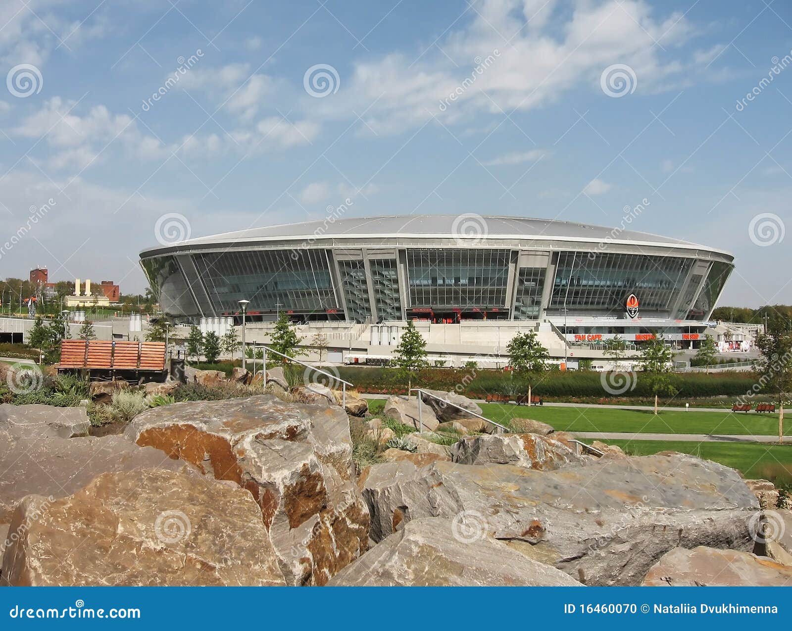 Stadium Donbass-Arena, Donetsk Editorial Image - Image of arena, large ...