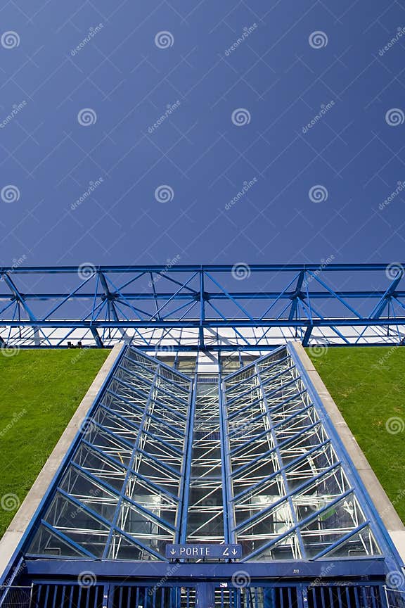 Stadium door stock image. Image of football, column, entrance - 2441577