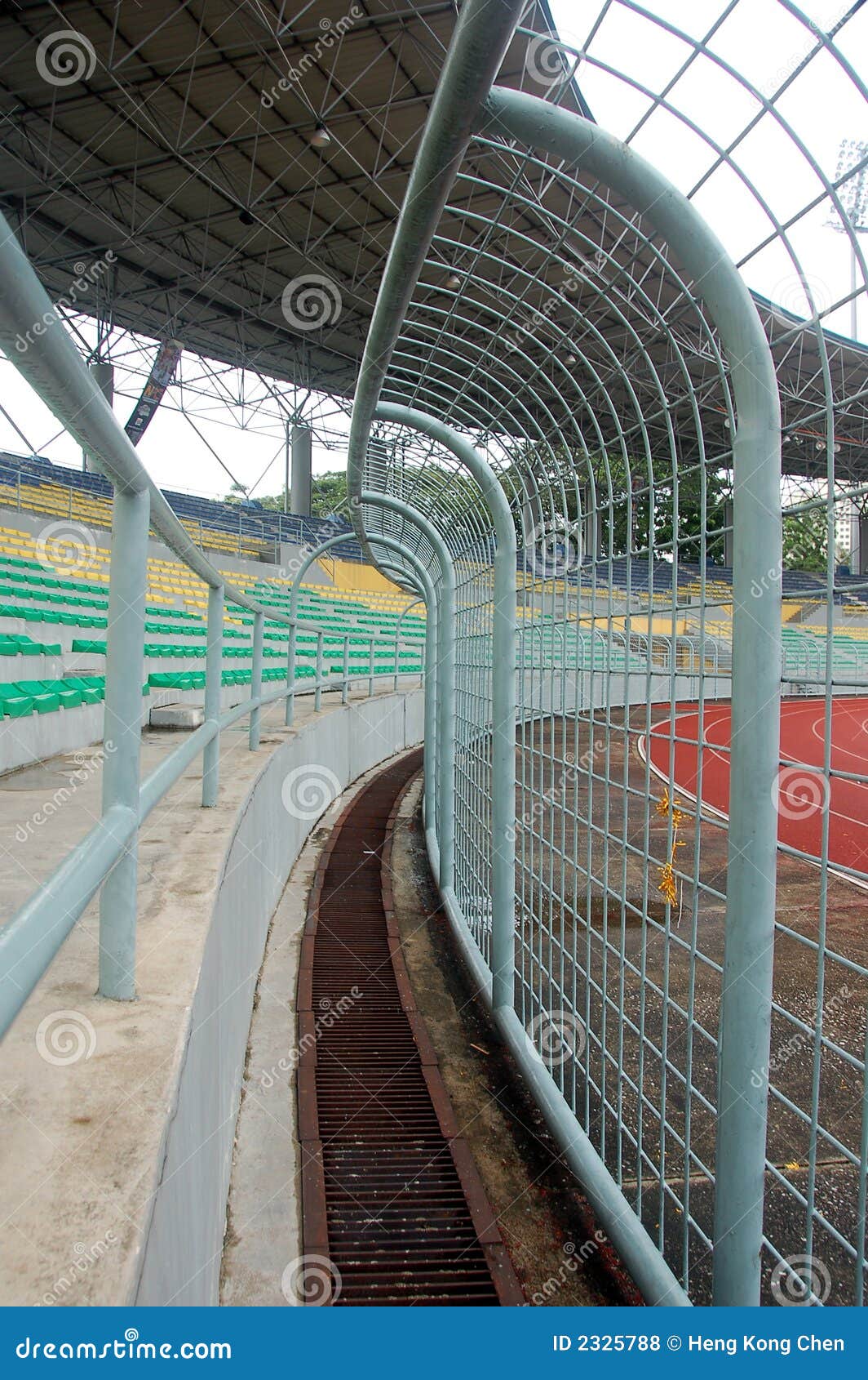 Stadium fence stock photo. Image of recreational, barrier - 2325788