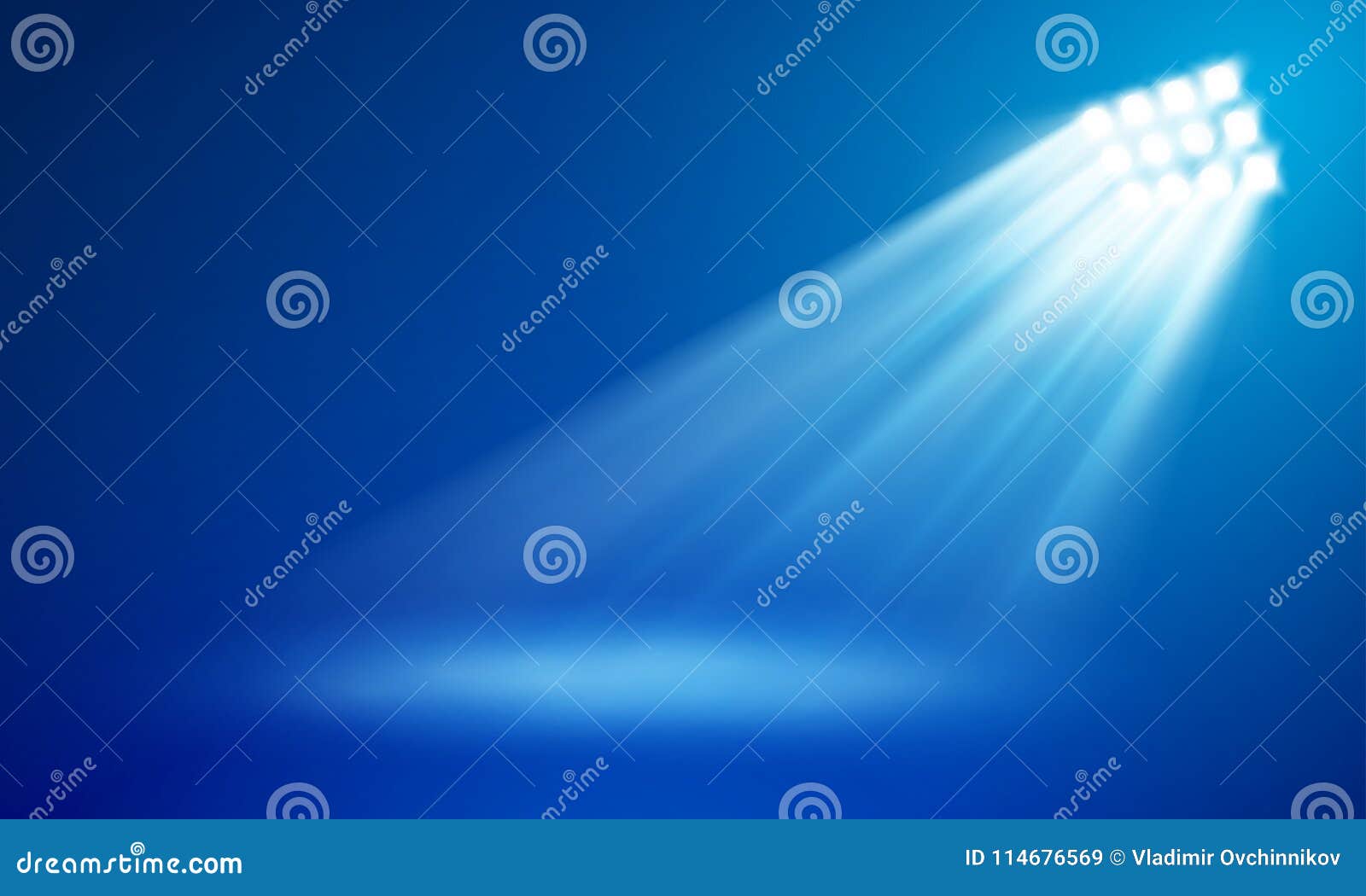 Stadium Flood Light Cartoon Vector | CartoonDealer.com #114676569